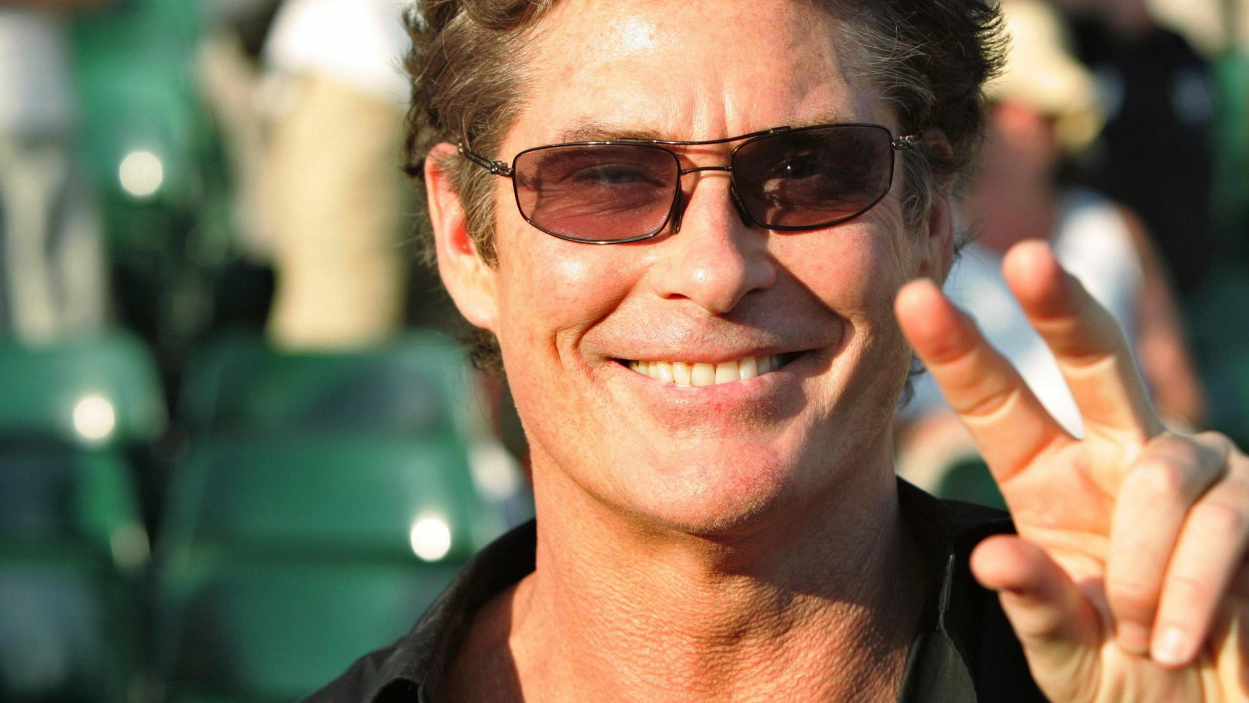 David Hasselhoff Arms Up