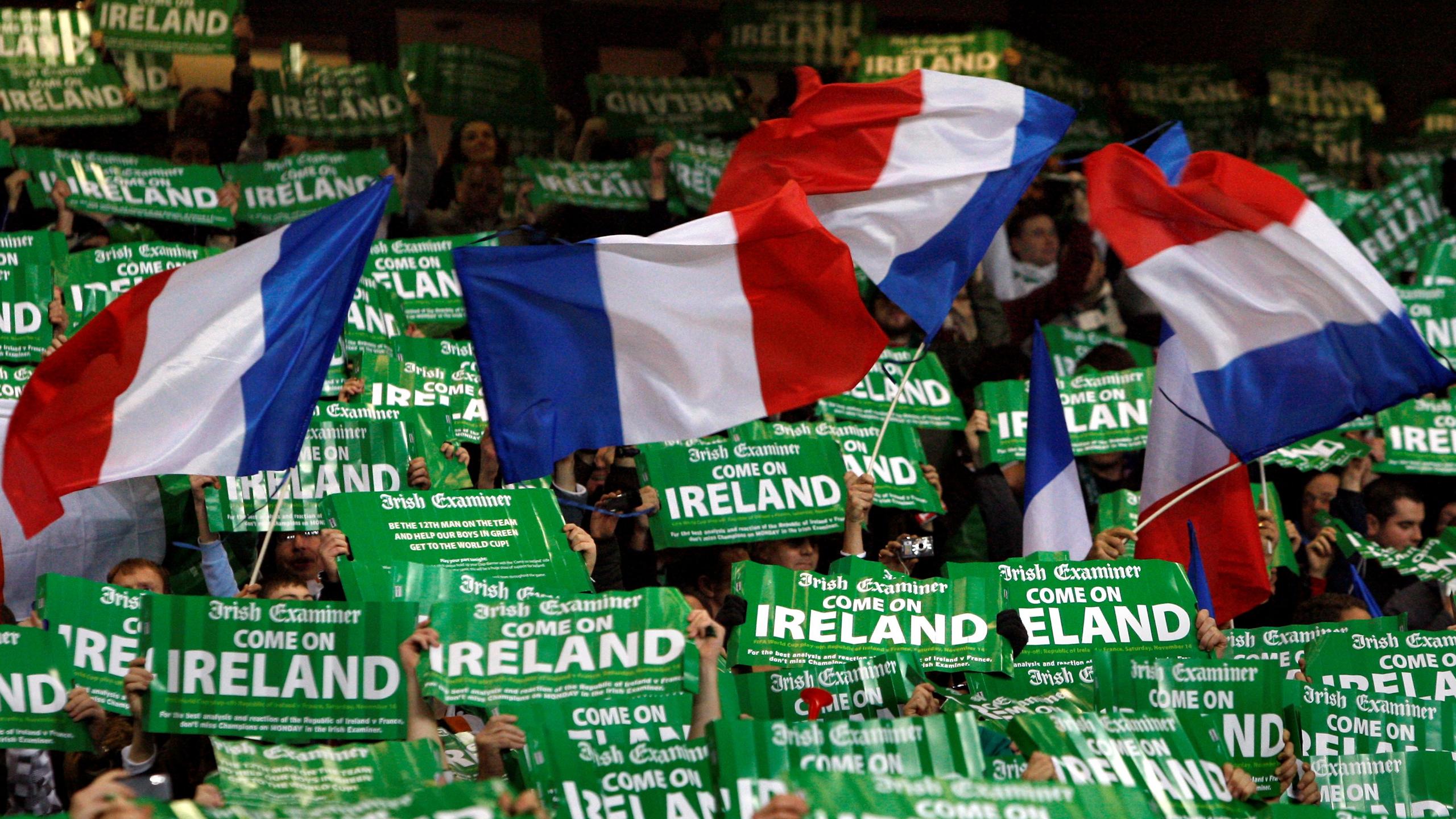 Irish protest at embassy - Eurosport