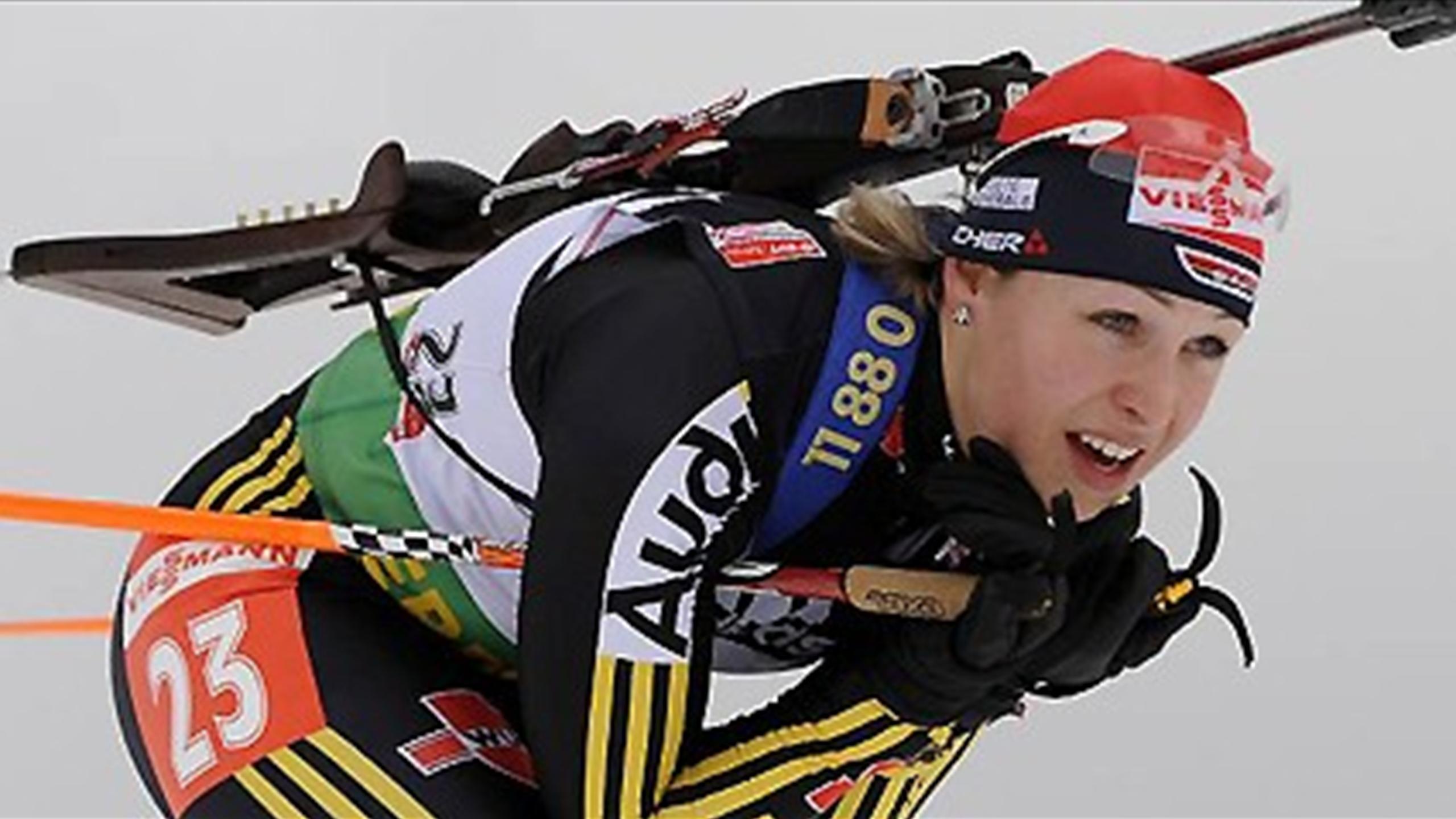 La première de Neuner - Eurosport