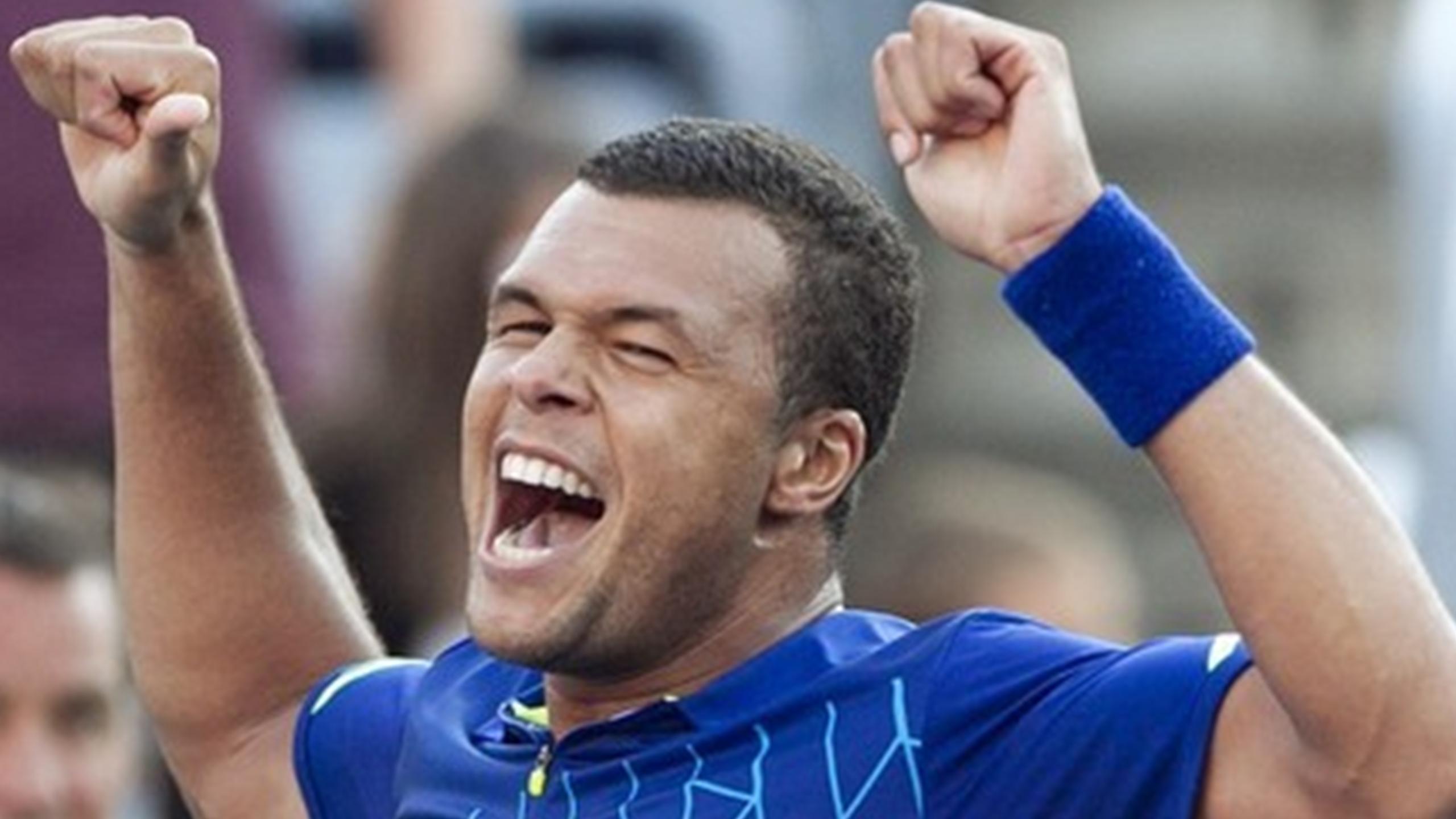 Tsonga se sert une demie - Eurosport