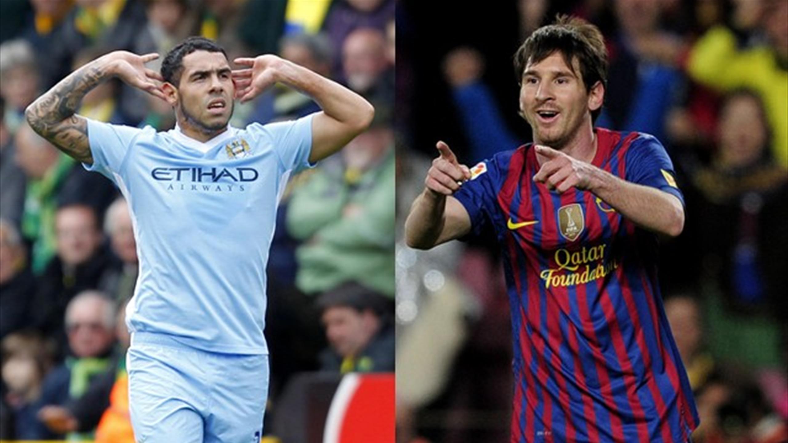 Messi-Tevez, quel duo ! - Eurosport