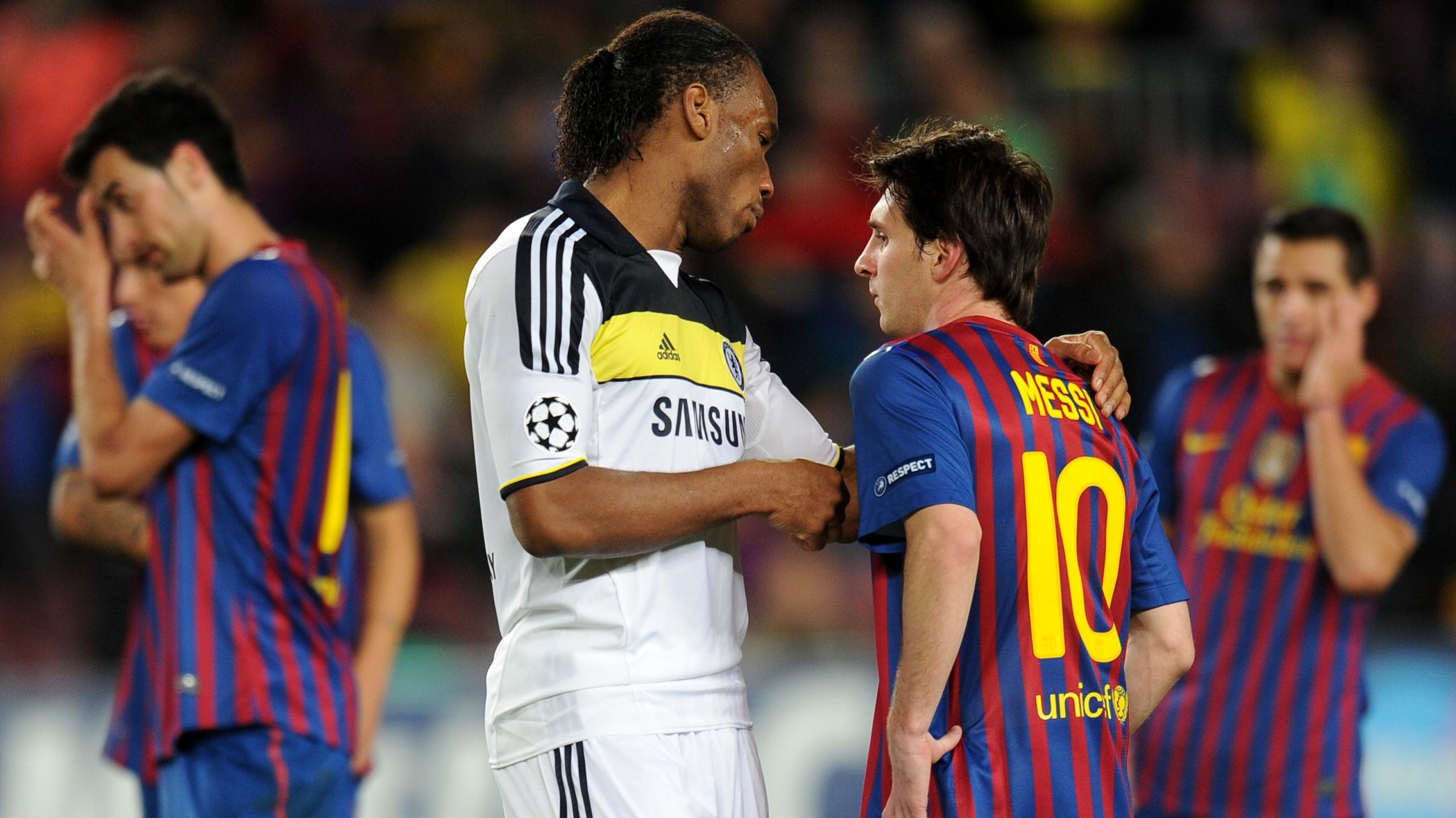 Drogba-Messi : 2-0 - Eurosport