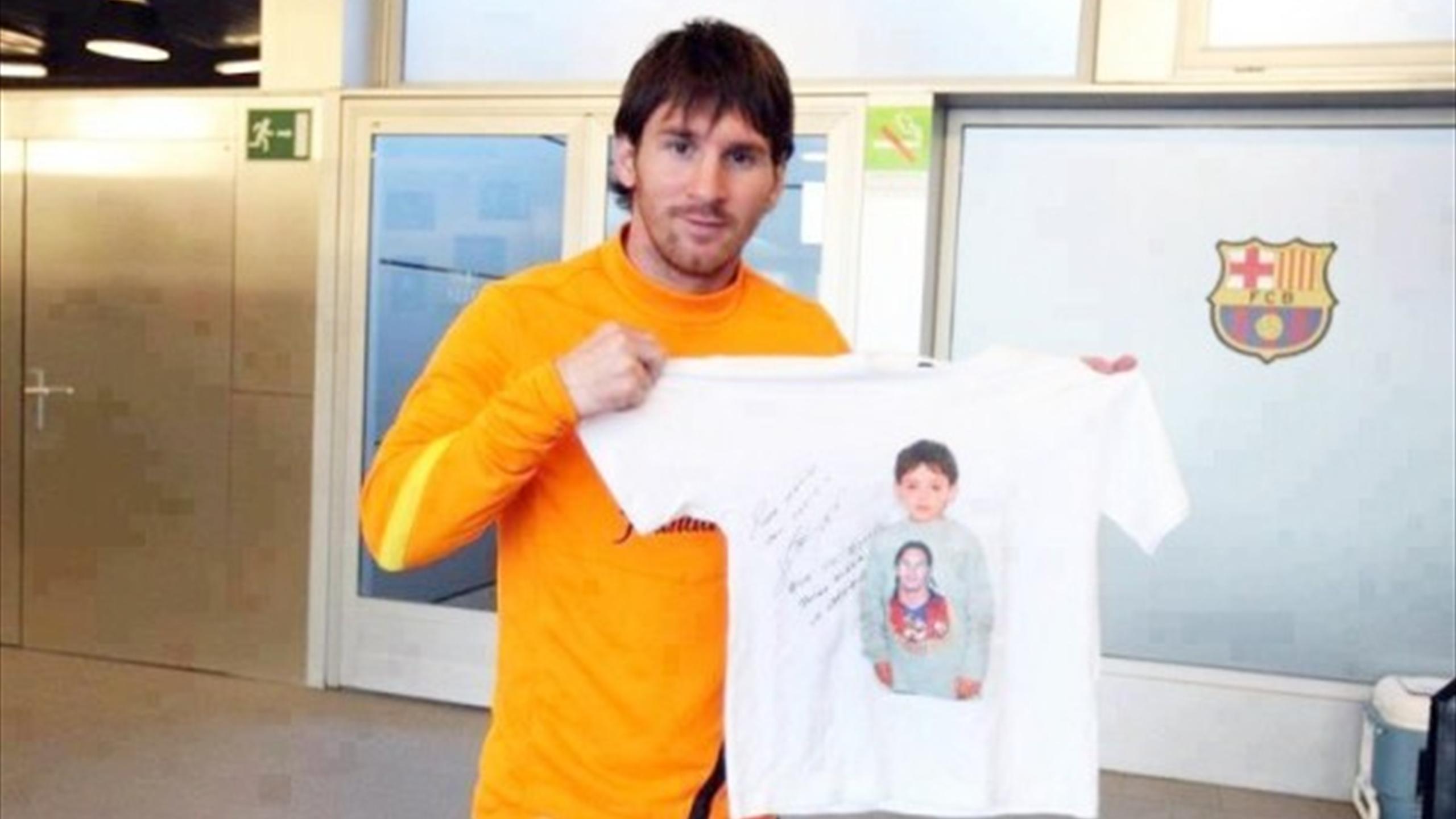 Leo Messi, solidario - Eurosport