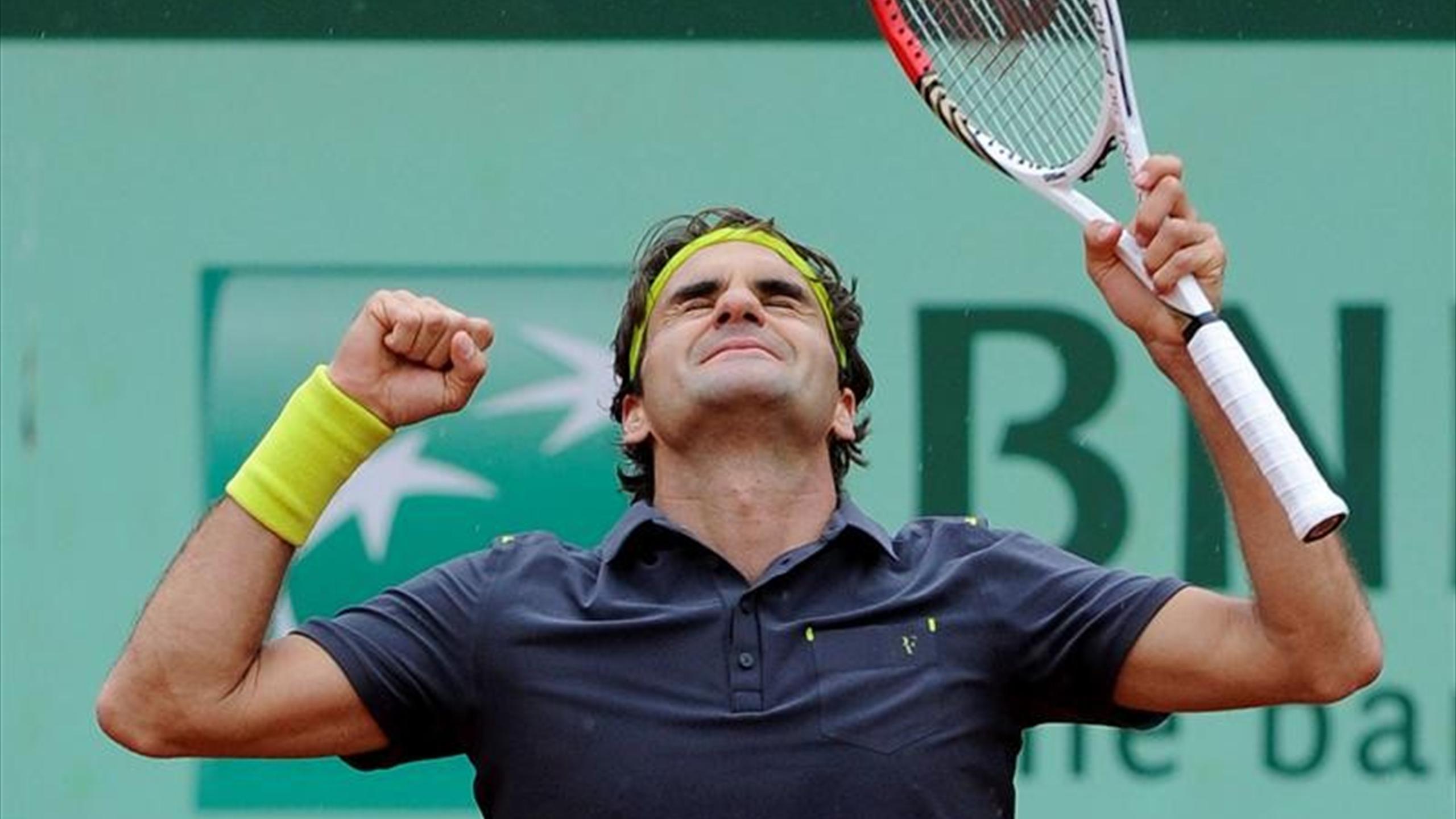 Le finish de Federer - Eurosport