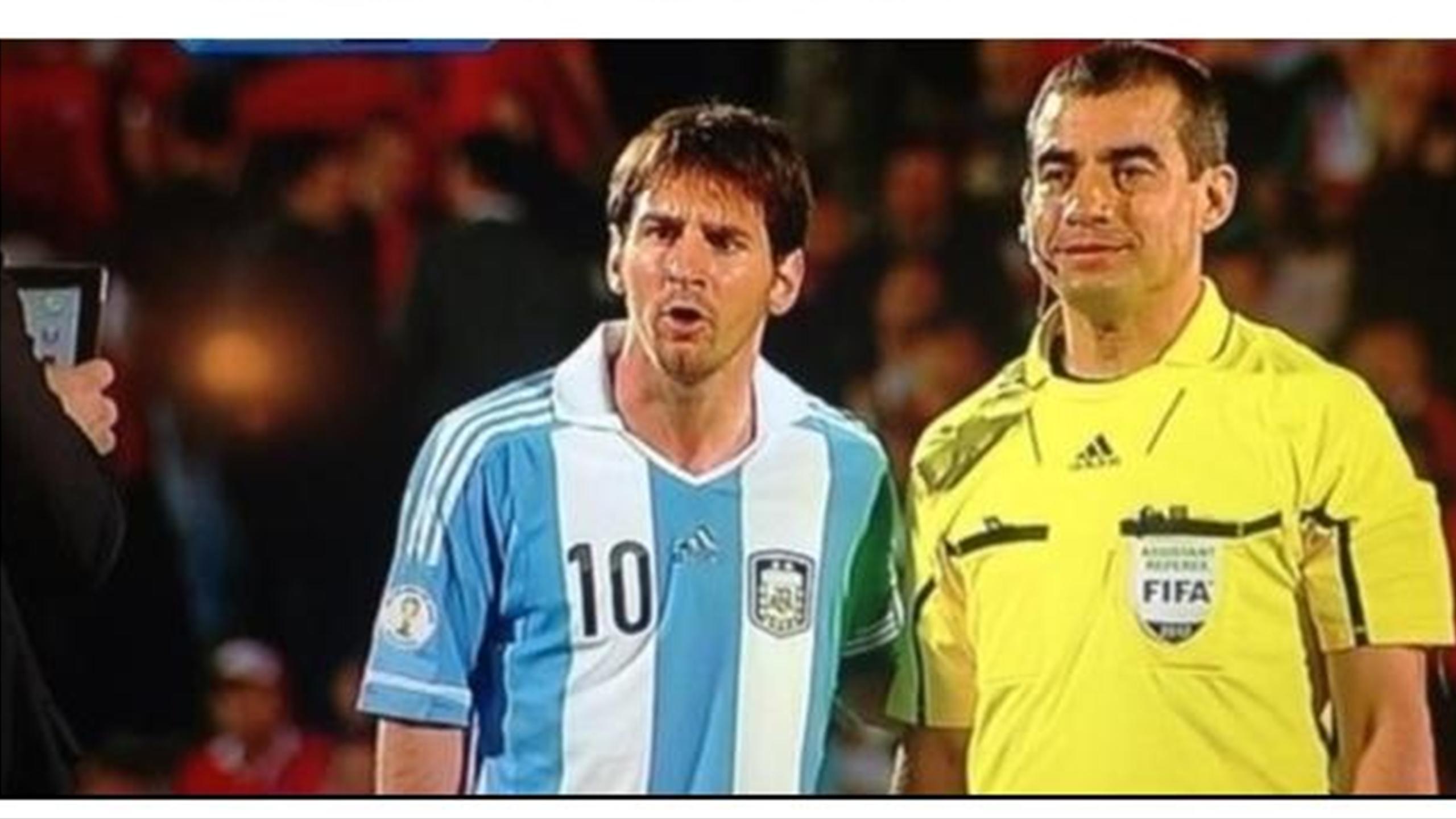Messi foto juez línea árbitro asistente - Eurosport