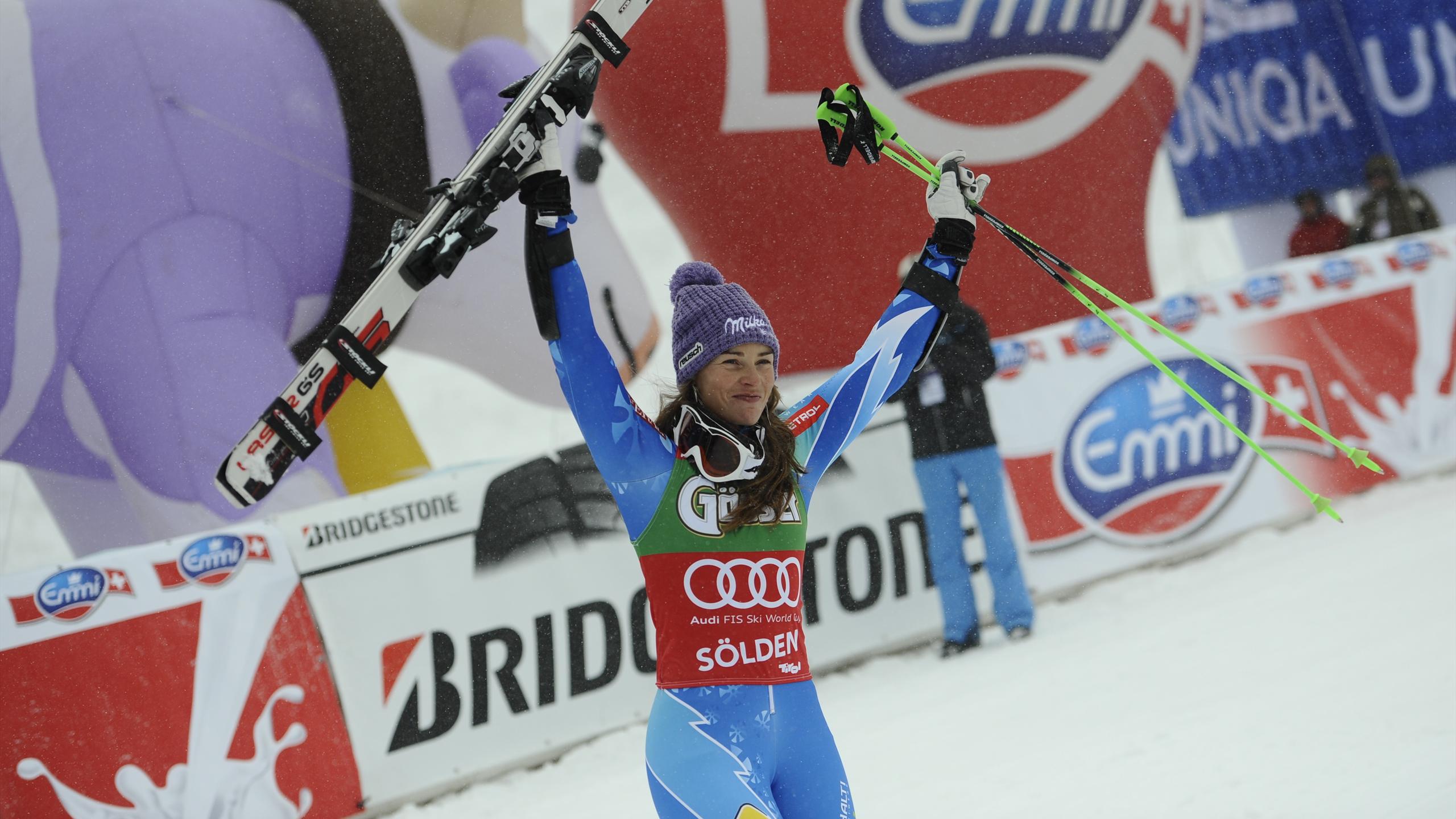 St-Moritz : Le Super-Combiné pour Tina Maze, l'abandon pour Lindsey ...