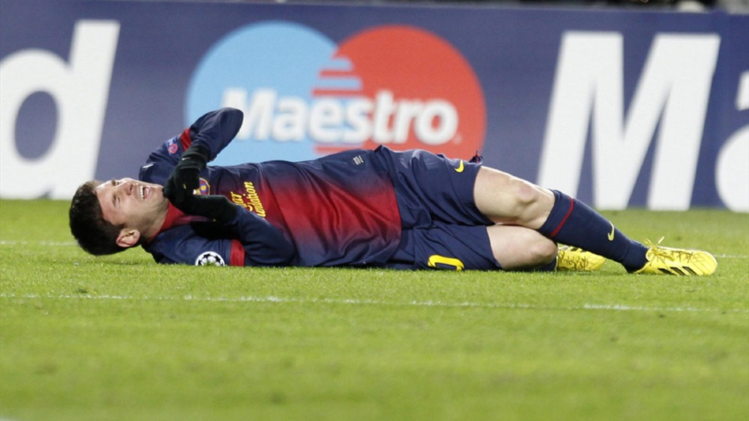 Messi feels fine after knee injury scare - Eurosport