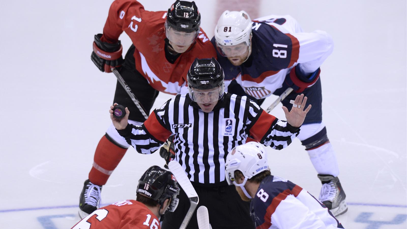 Canada-Suède arbitré par… trois Canadiens - Hockey sur glace - Eurosport