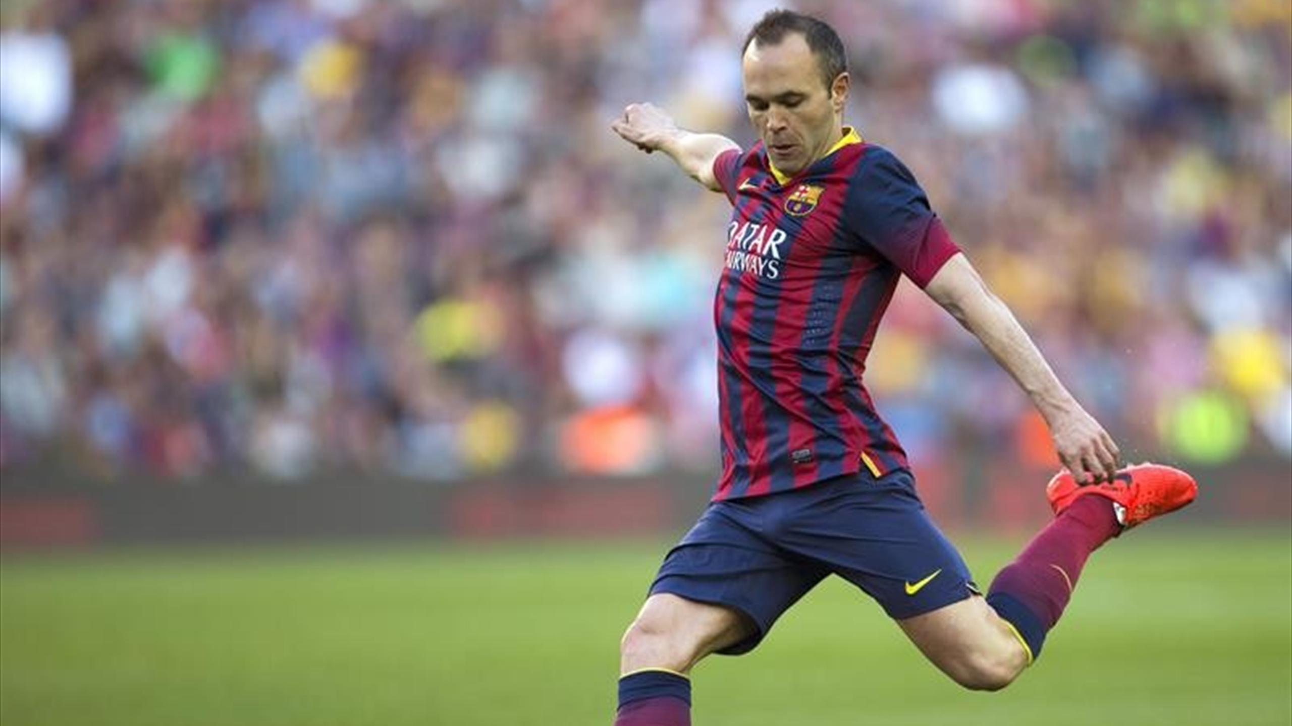 La dedicatoria más emotiva de Iniesta - Eurosport