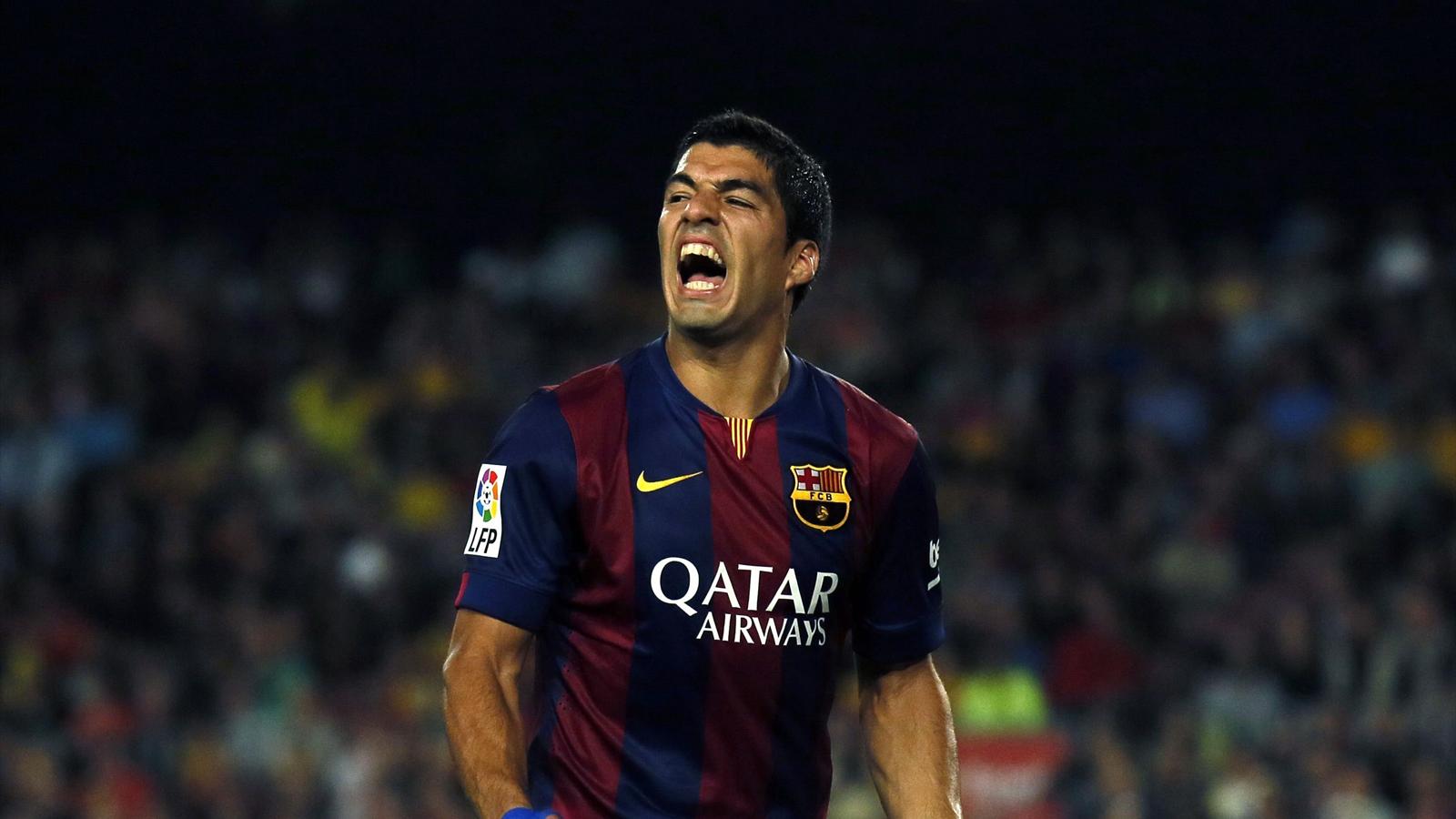 Luis Suarez makes Barcelona European debut - Champions League 2014-2015 ...