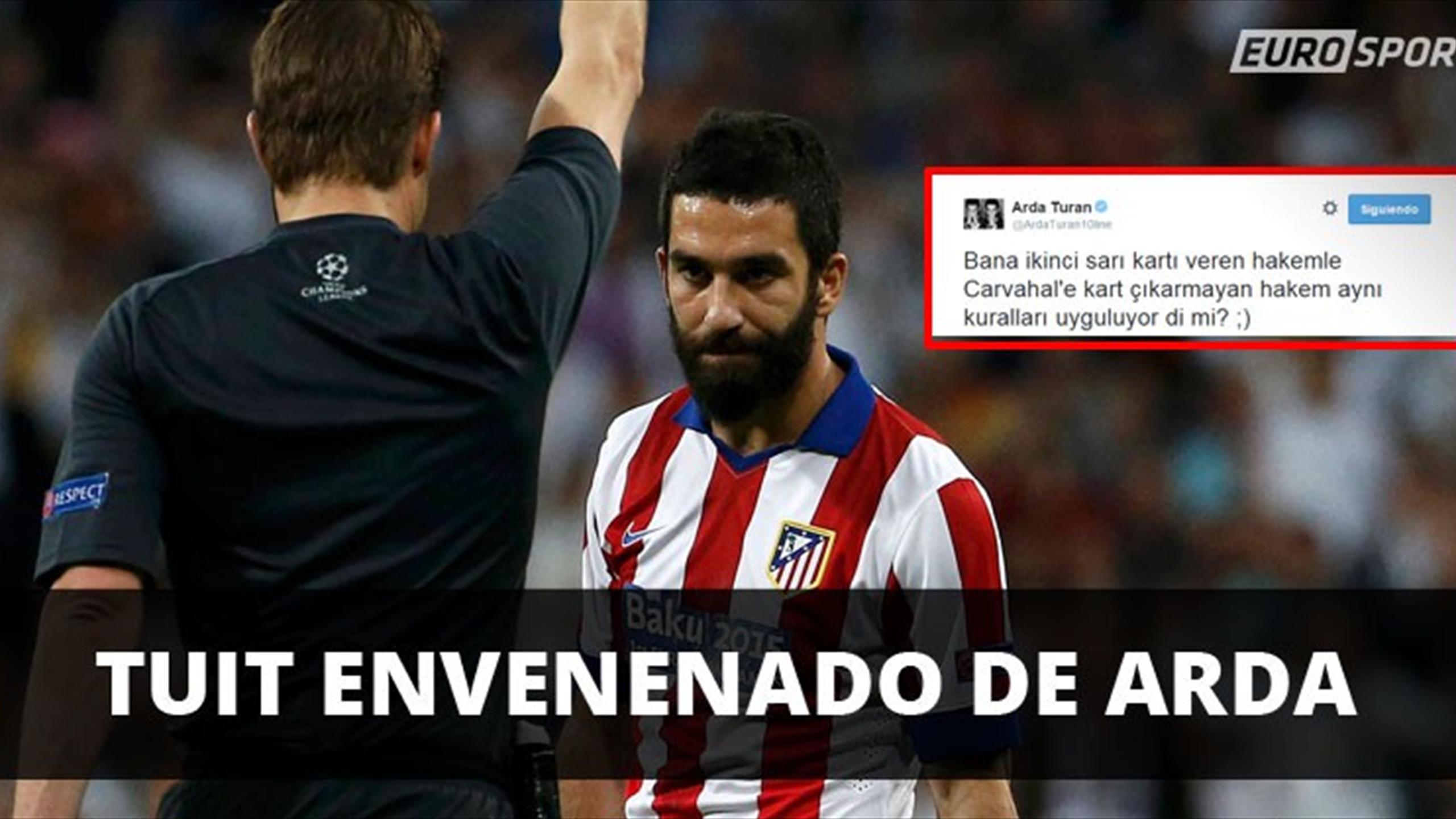 El tuit envenenado de Arda Turan a la UEFA - Eurosport