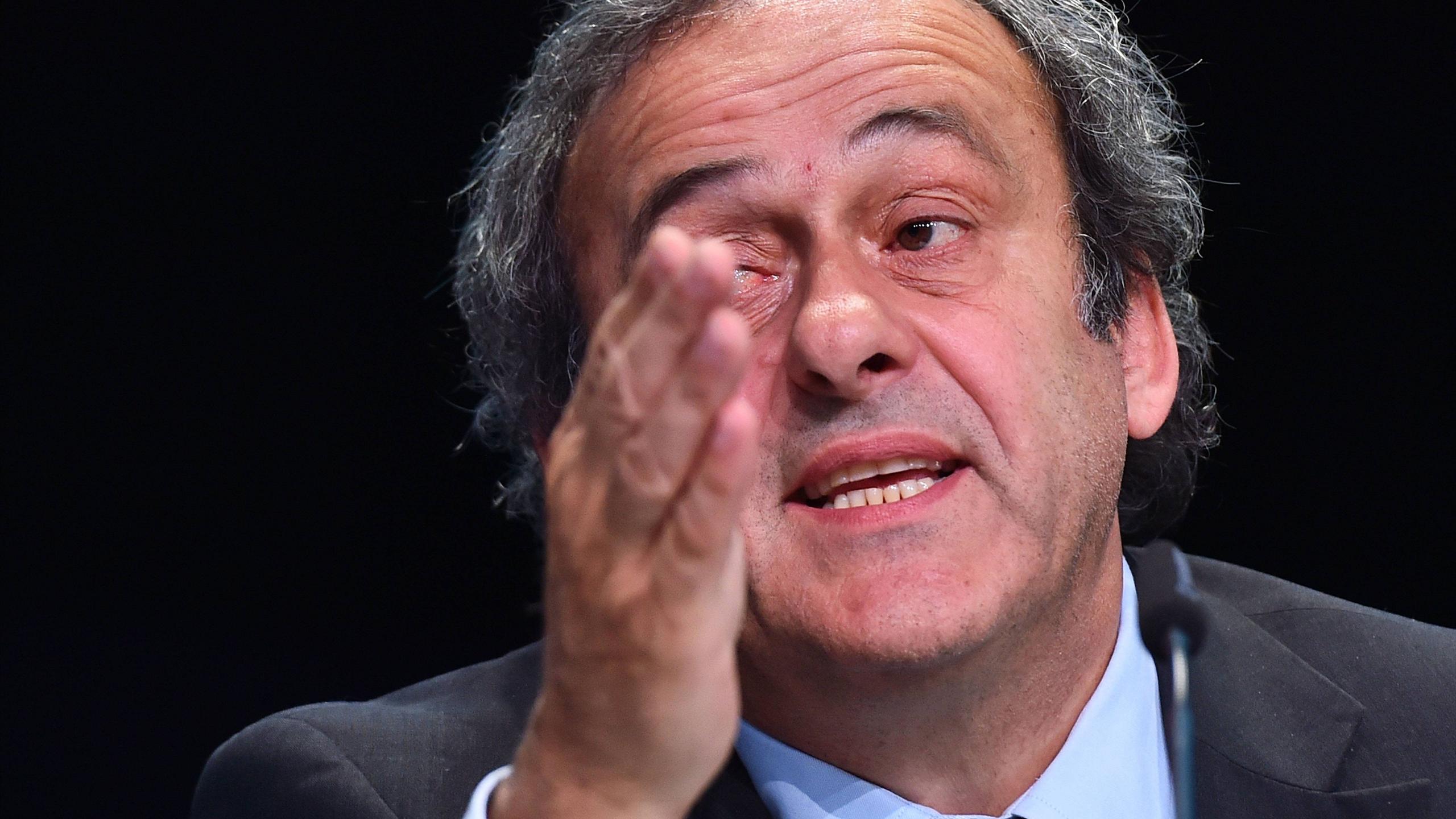 Michel Platini war auf dem Platz der Chef und will es im Februar 2016 ...