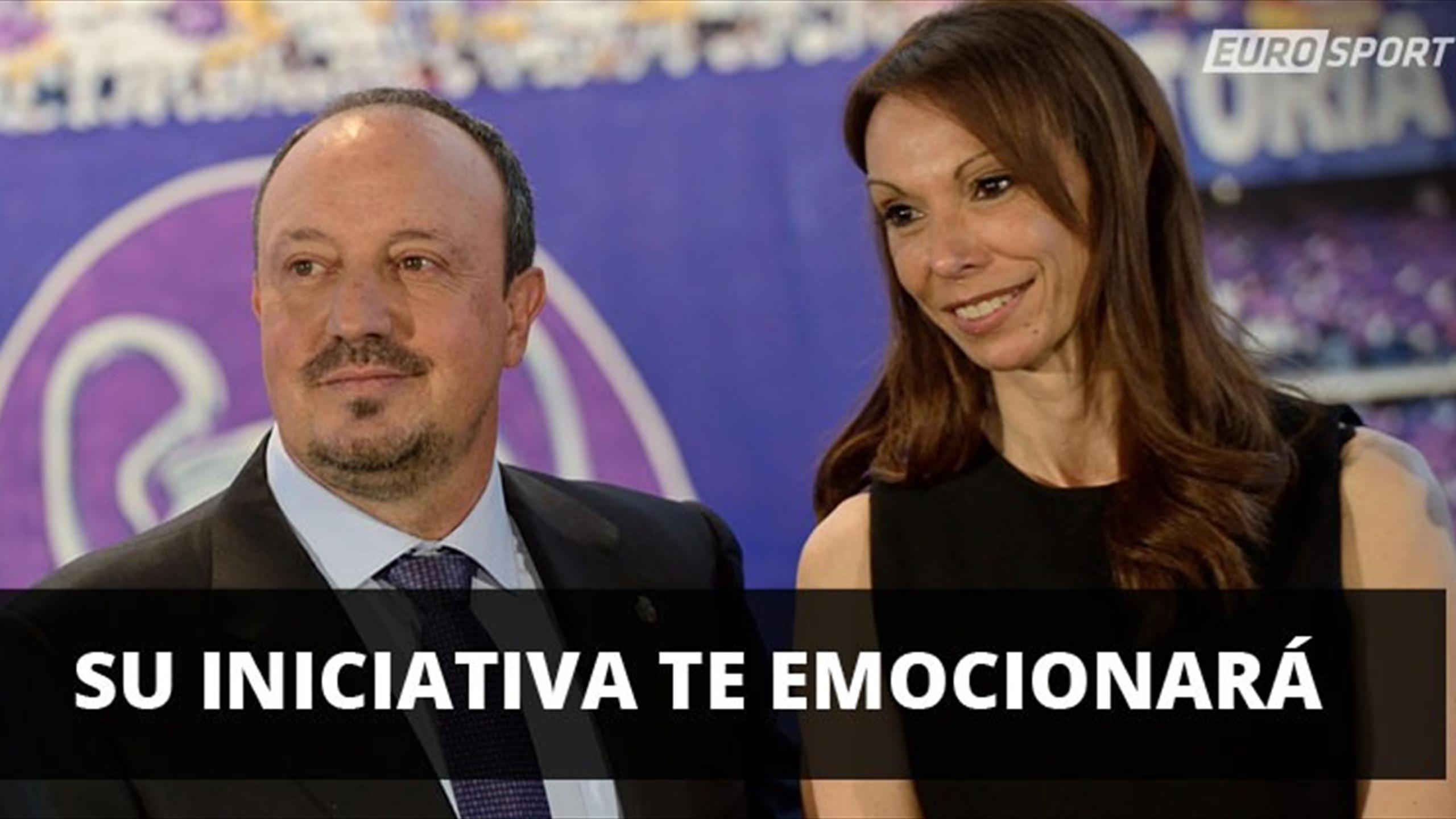 La emocionante iniciativa de la esposa de Rafa Benítez - Eurosport
