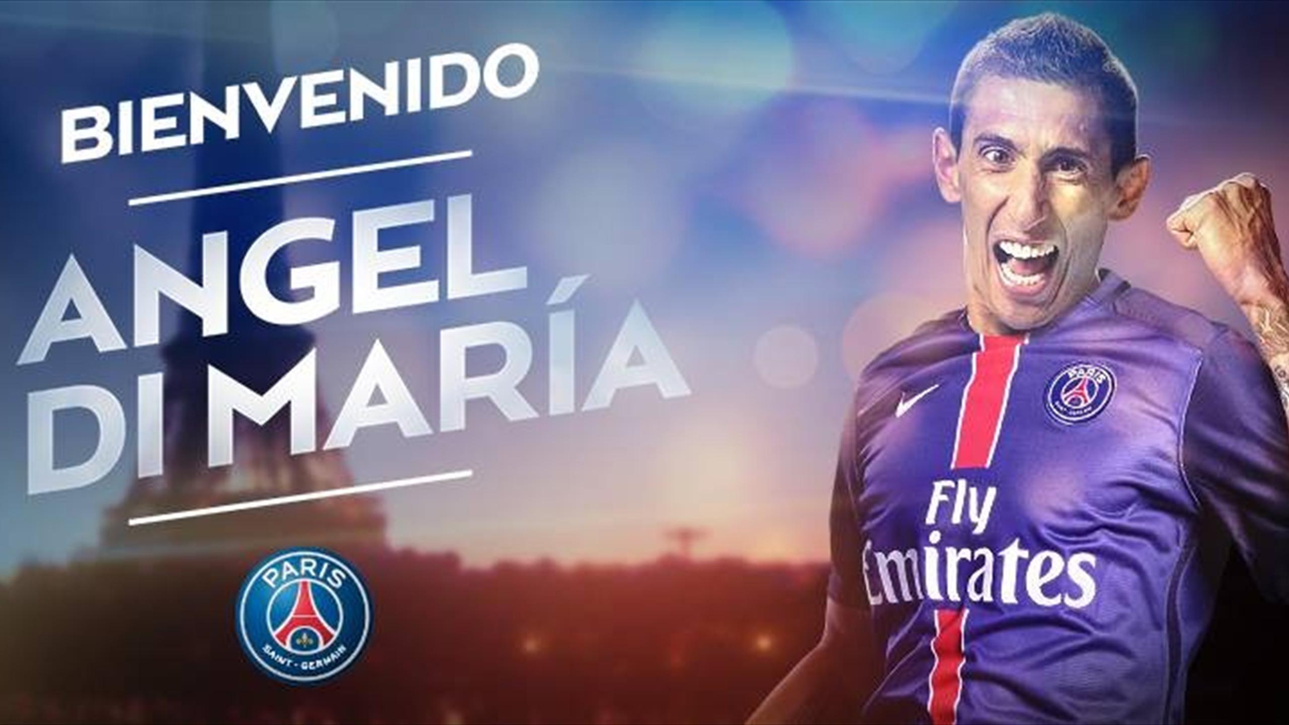 Ecco l'ufficialità: Di Maria è un giocatore del PSG - Eurosport