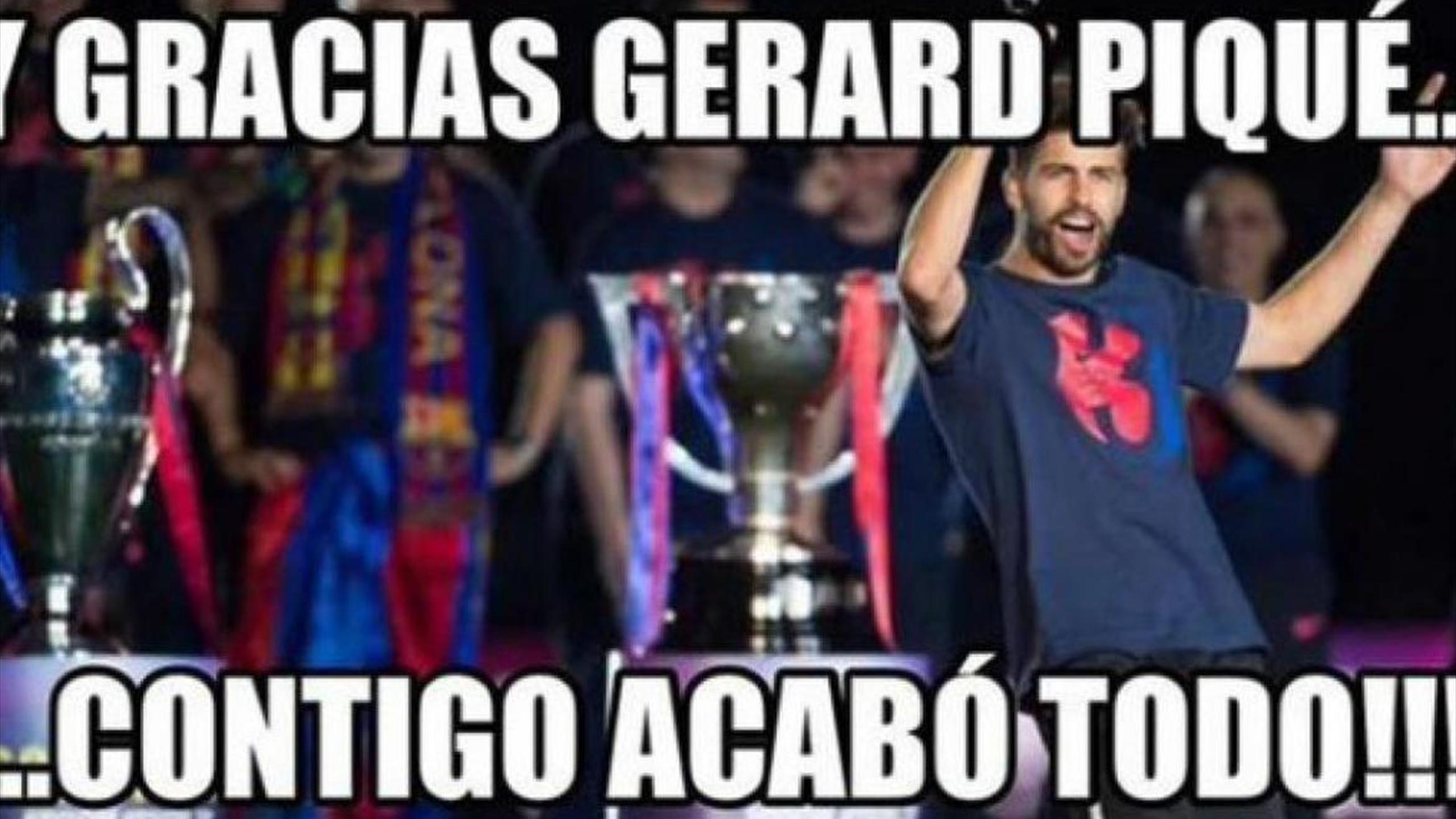 ‘Piqué, contigo acabó todo’, los memes se ceban con Gerard - Eurosport