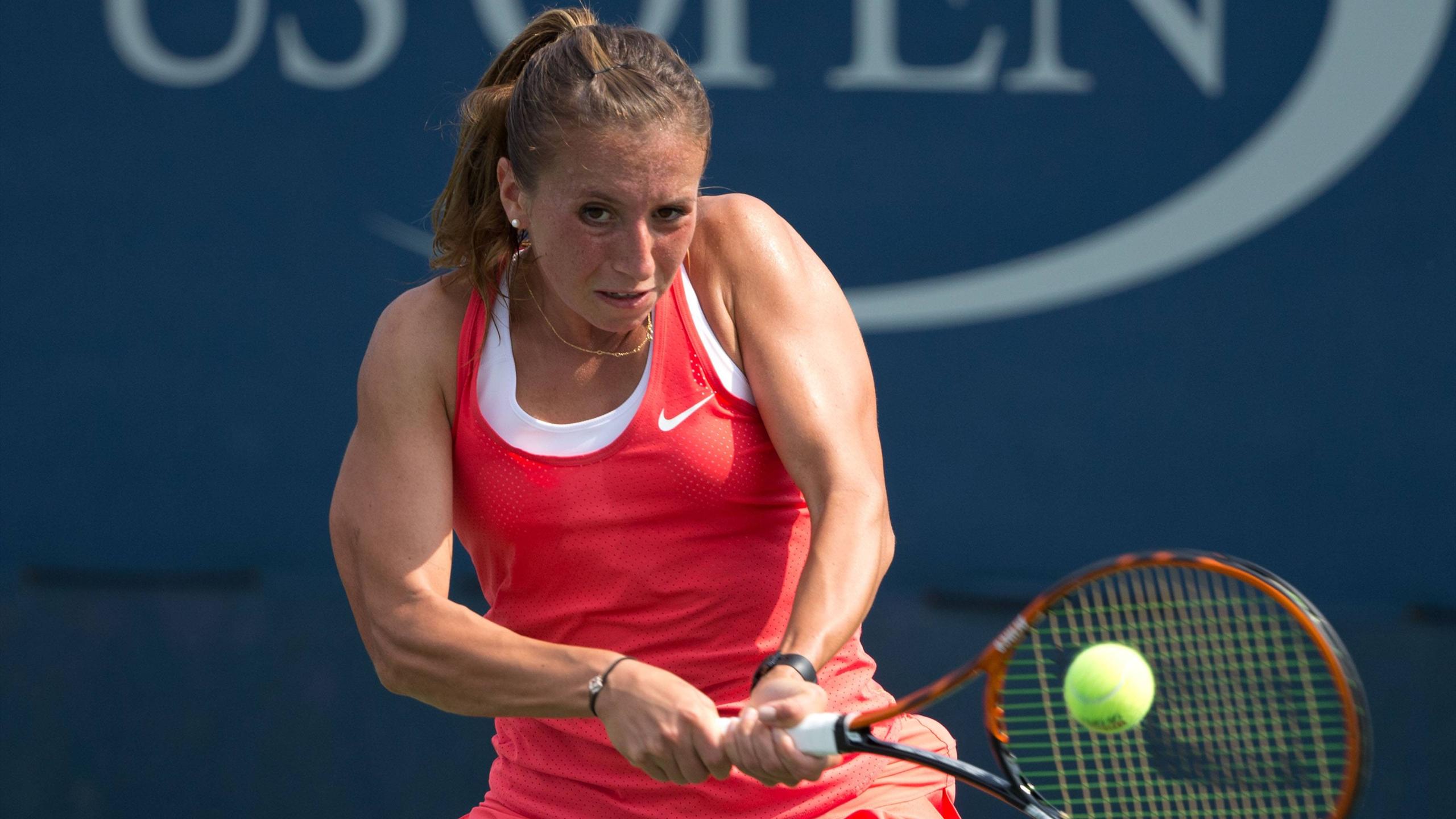 Annika Beck zieht in das Halbfinale beim WTA-Turnier in Québec ein ...