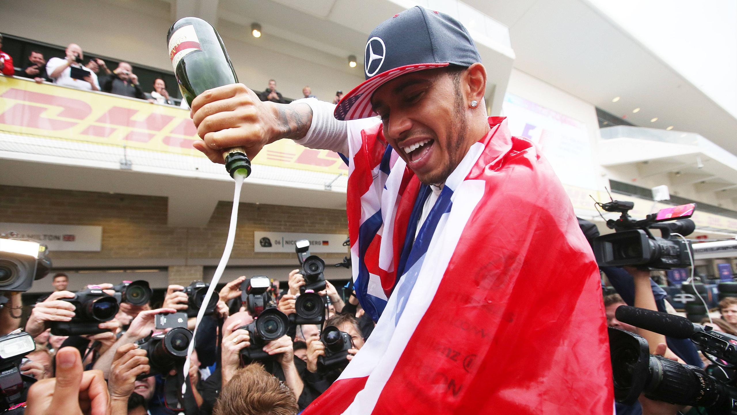 Lewis Hamilton vows to party from now til the end of the year - Eurosport