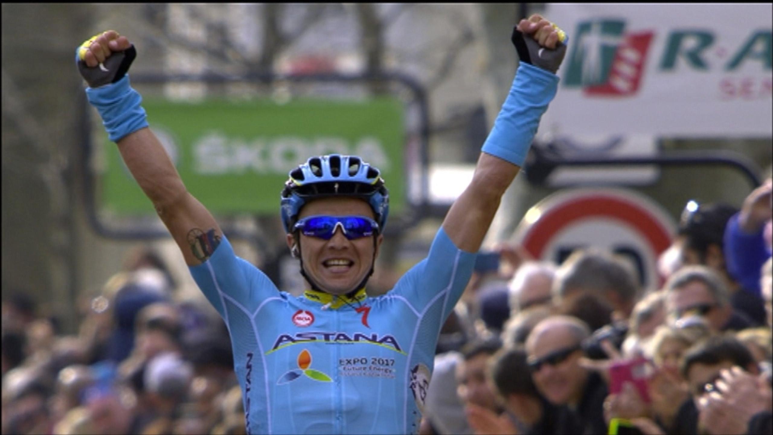 Alexey Lutsenko (Astana) vainqueur détaché de la 5e étape - Vidéo ...