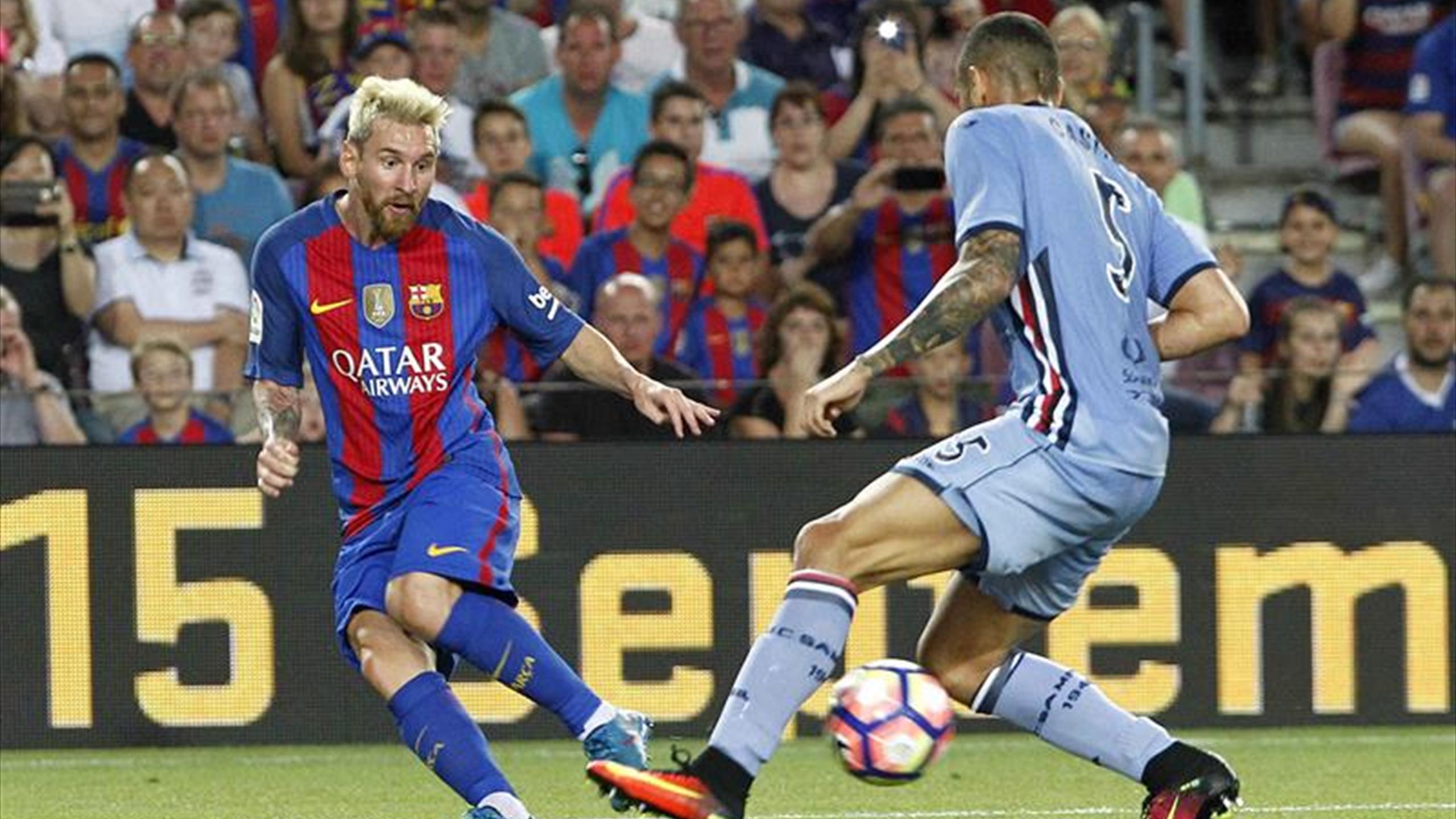 3-2. Leo Messi vuelve a la oficina a lo grande - Eurosport