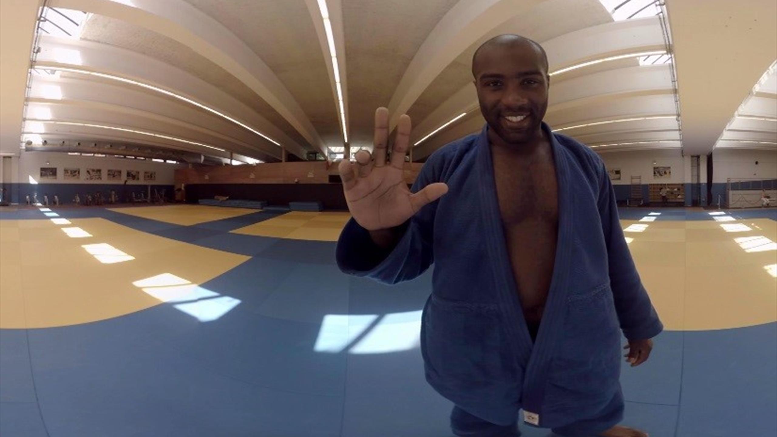 VIDEO - Notre vidéo à 360° : entrainez-vous avec Teddy Riner - Eurosport