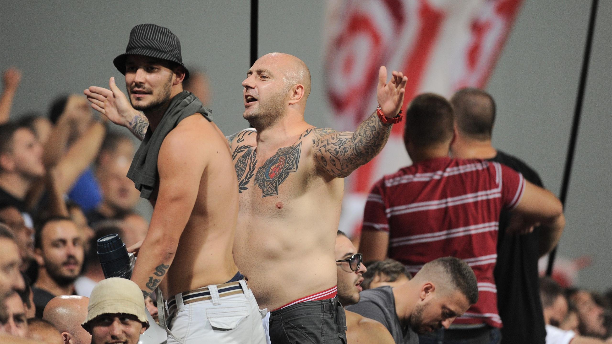 Sei anni dopo riecco Ivan Bogdanov: presente nel settore ospiti in Sassuolo-Stella Rossa - Eurosport