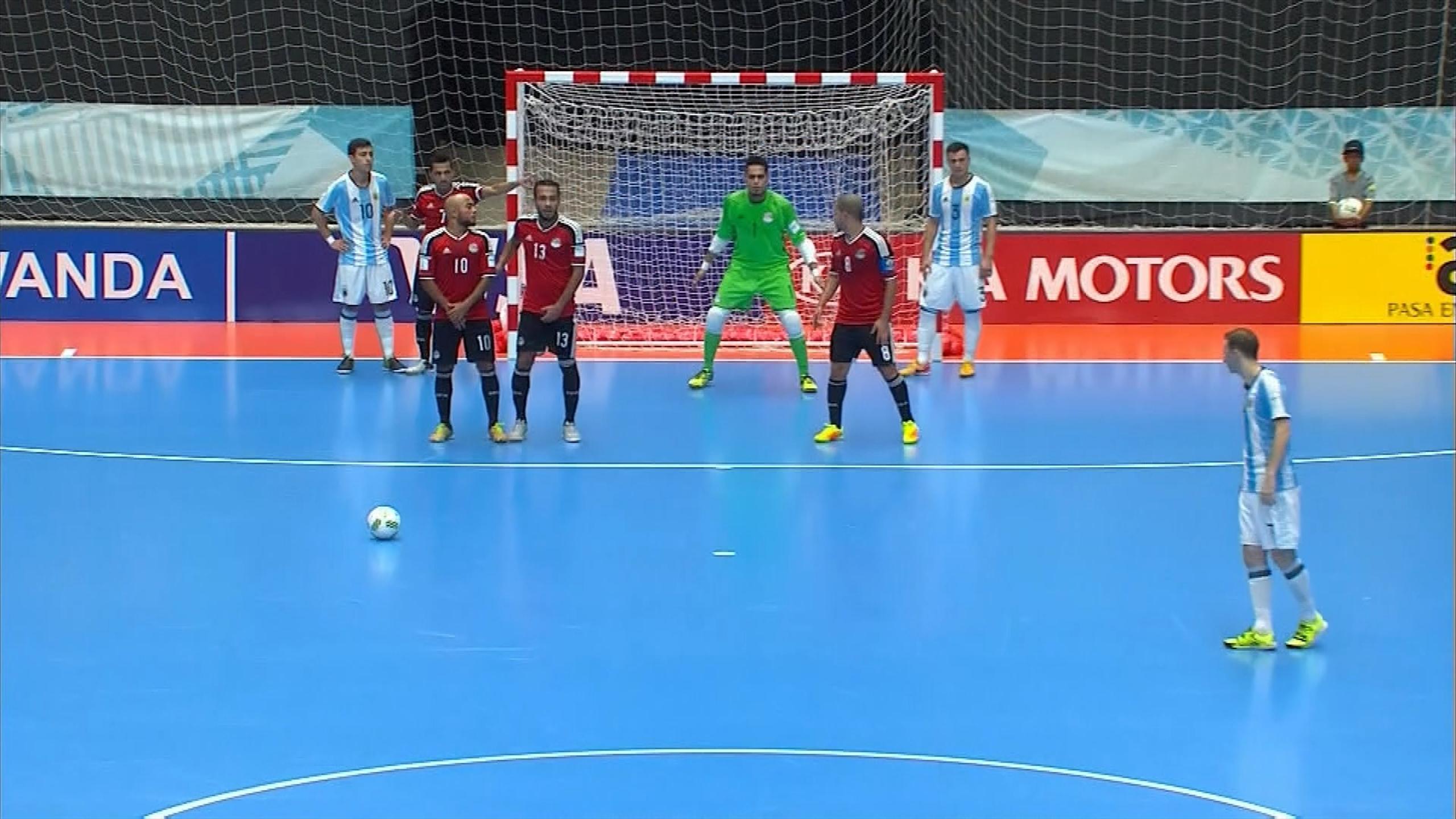 Futsal World Cup: Argentina beat Egypt to reach semis - Futsal video ...