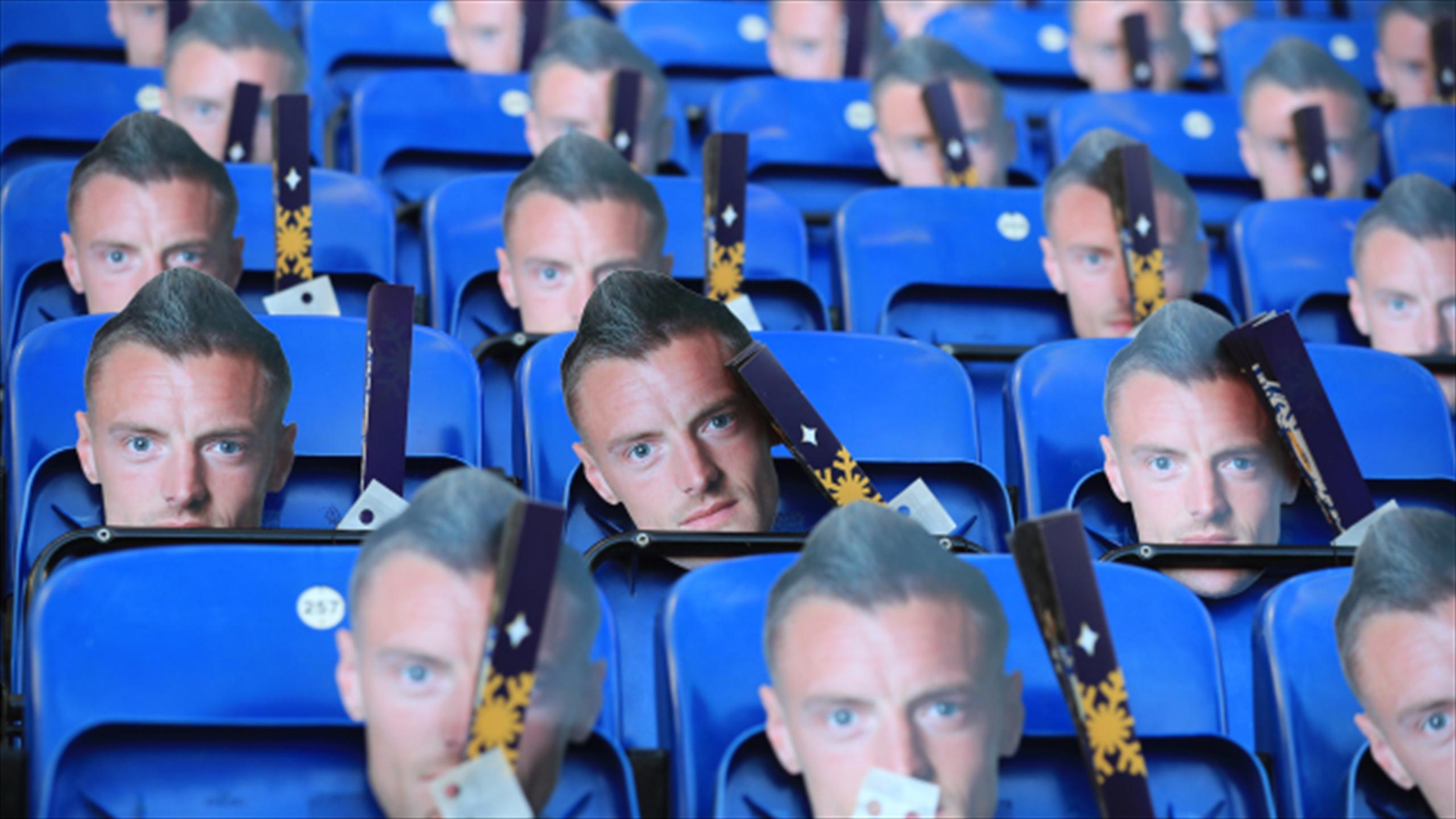 Leicester fans given Jamie Vardy masks as forward starts three-match ...