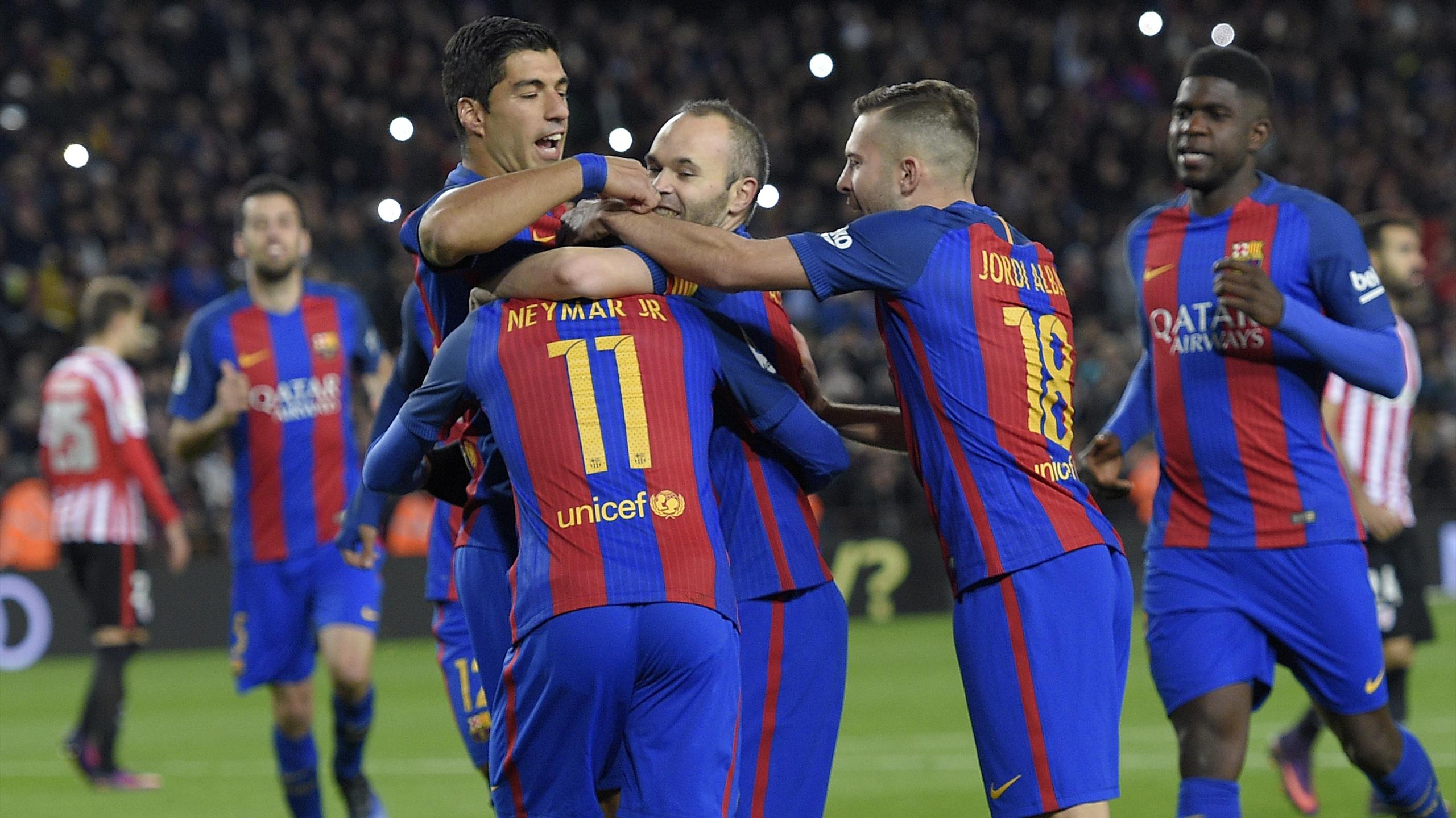 La MSN offre la qualification au Barça face à Bilbao (3-1) - Eurosport