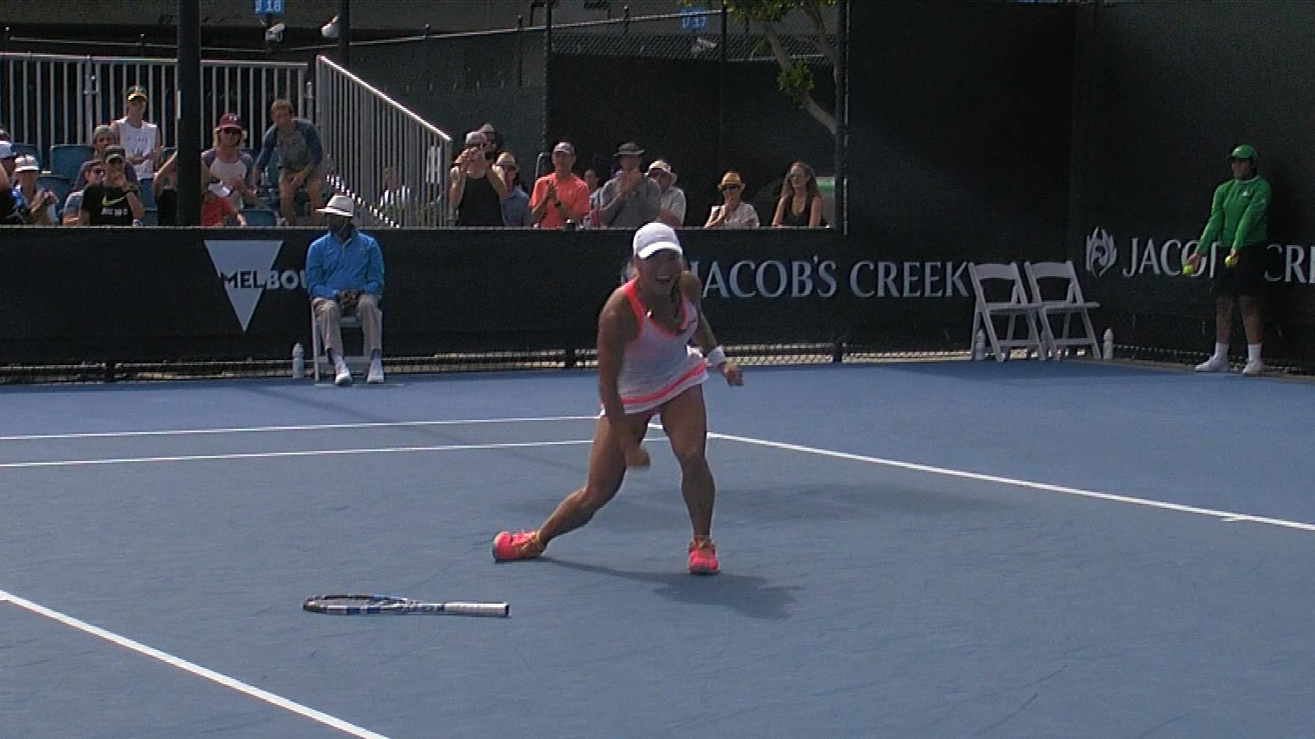Now this is how you celebrate: Yulia Putintseva with brilliant victory ...