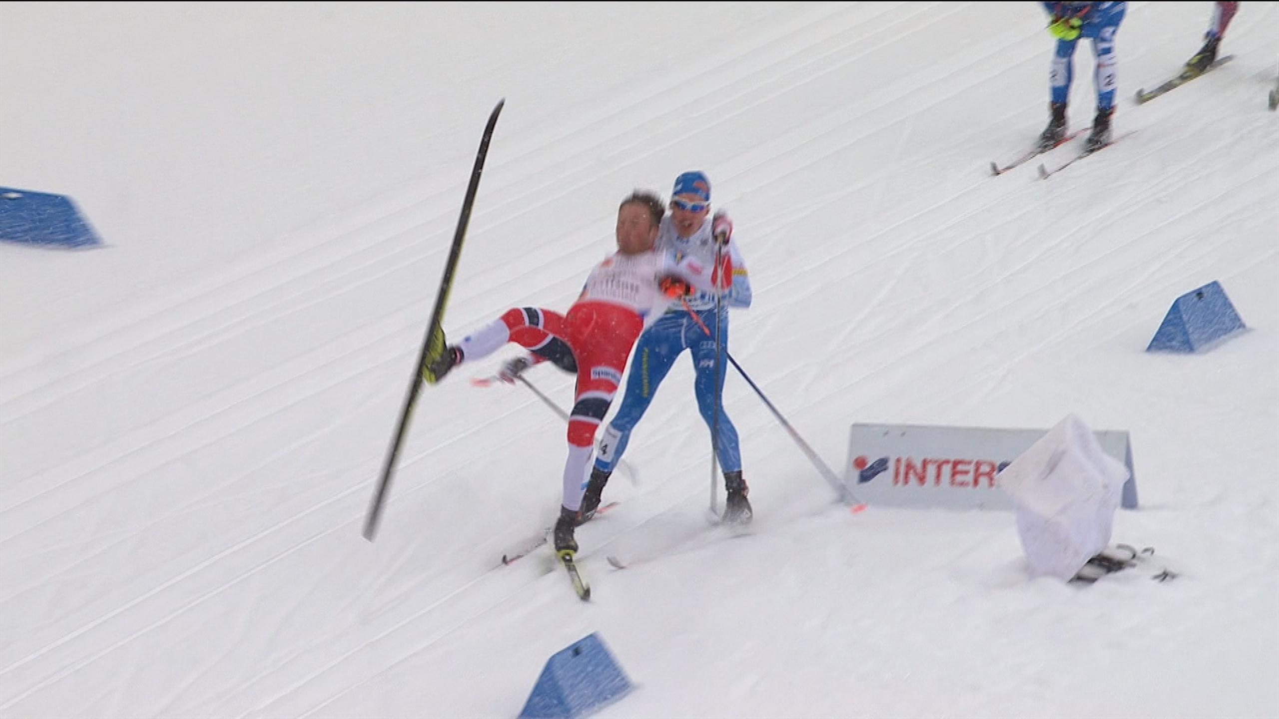 Norway miss out on certain gold after crash in sight of finish line in ...