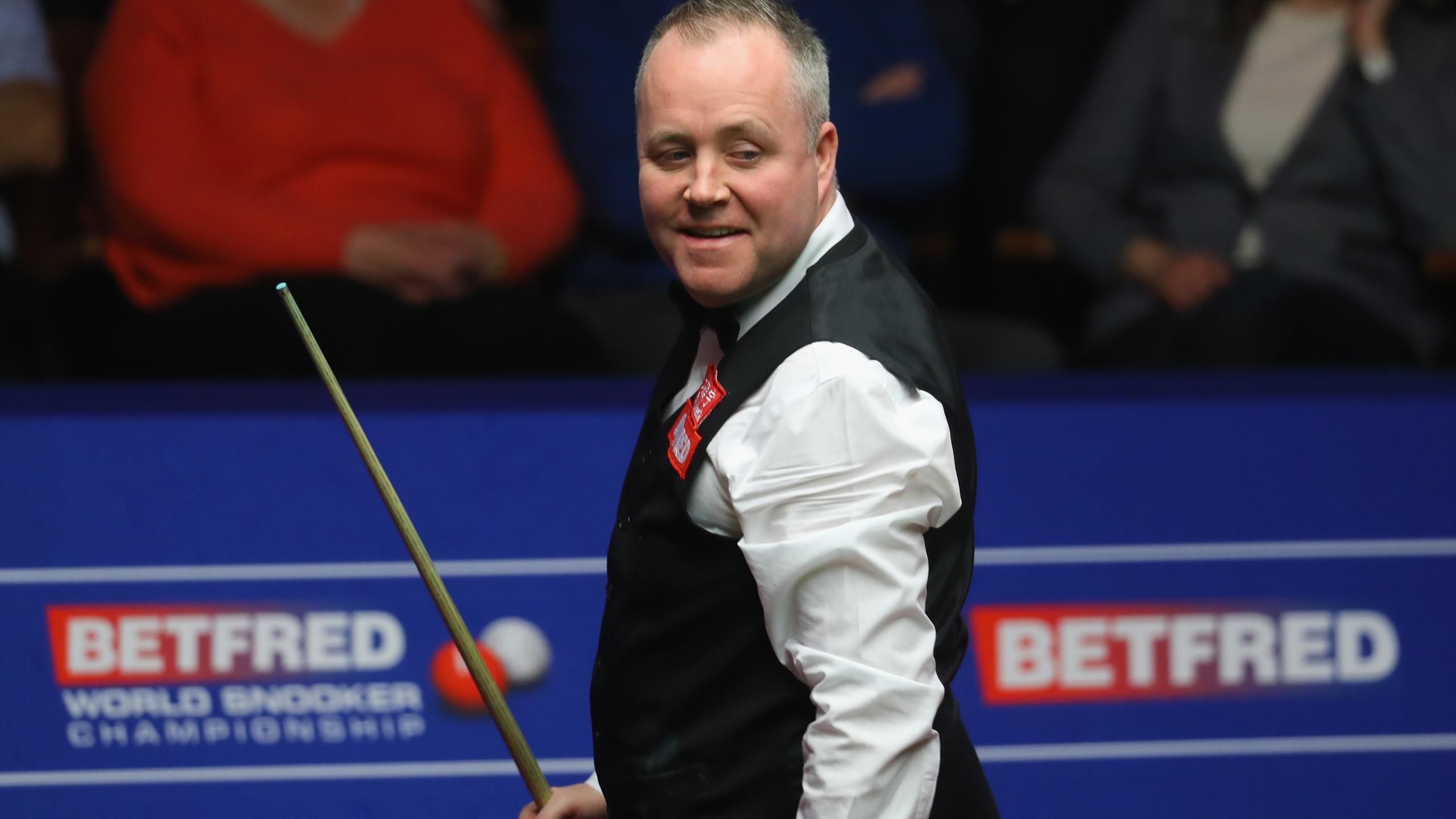 John Higgins dominates Barry Hawkins to move within one frame of final ...