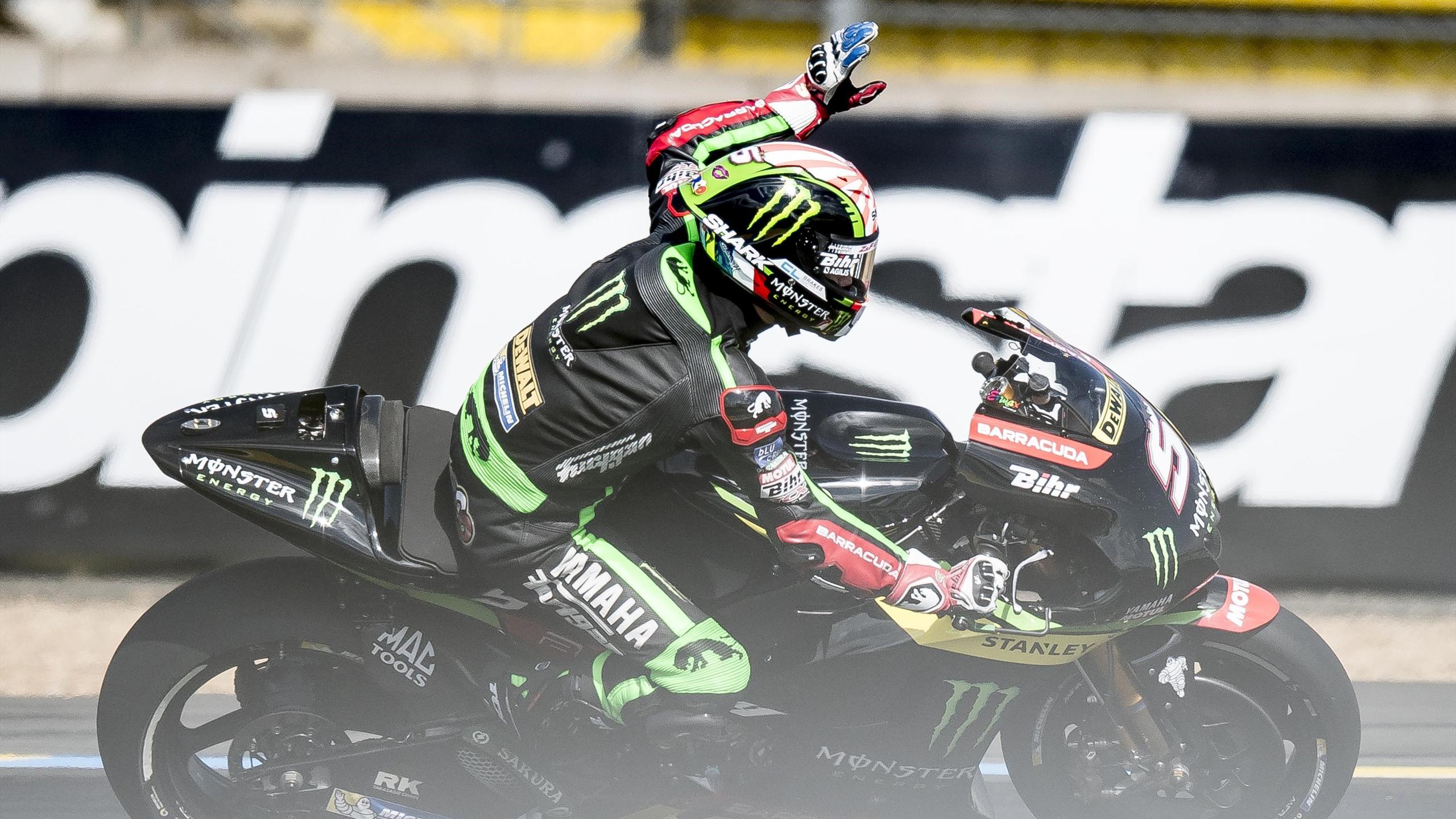 Le show de Johann Zarco (Yamaha Tech3), 3e, la pole position de ...