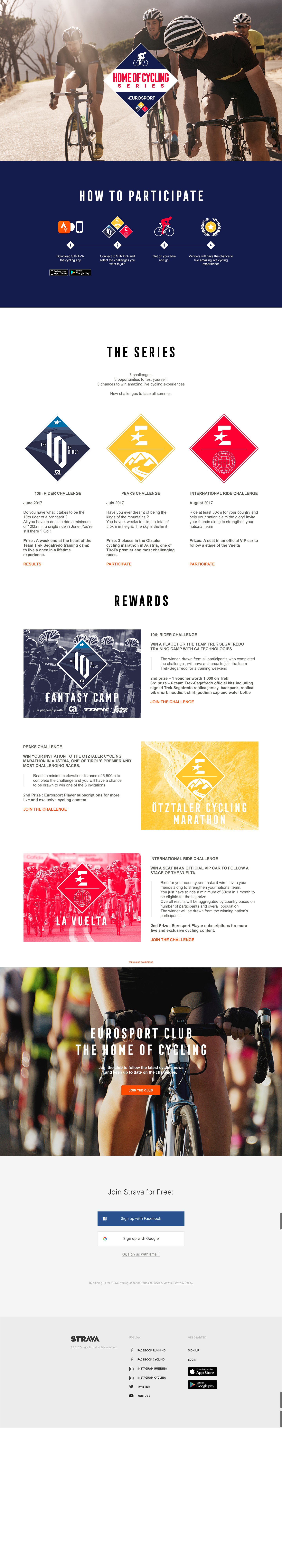 Mit Eurosports neuer "Home of Cycling Series" auf Strava könnte Ihr ...