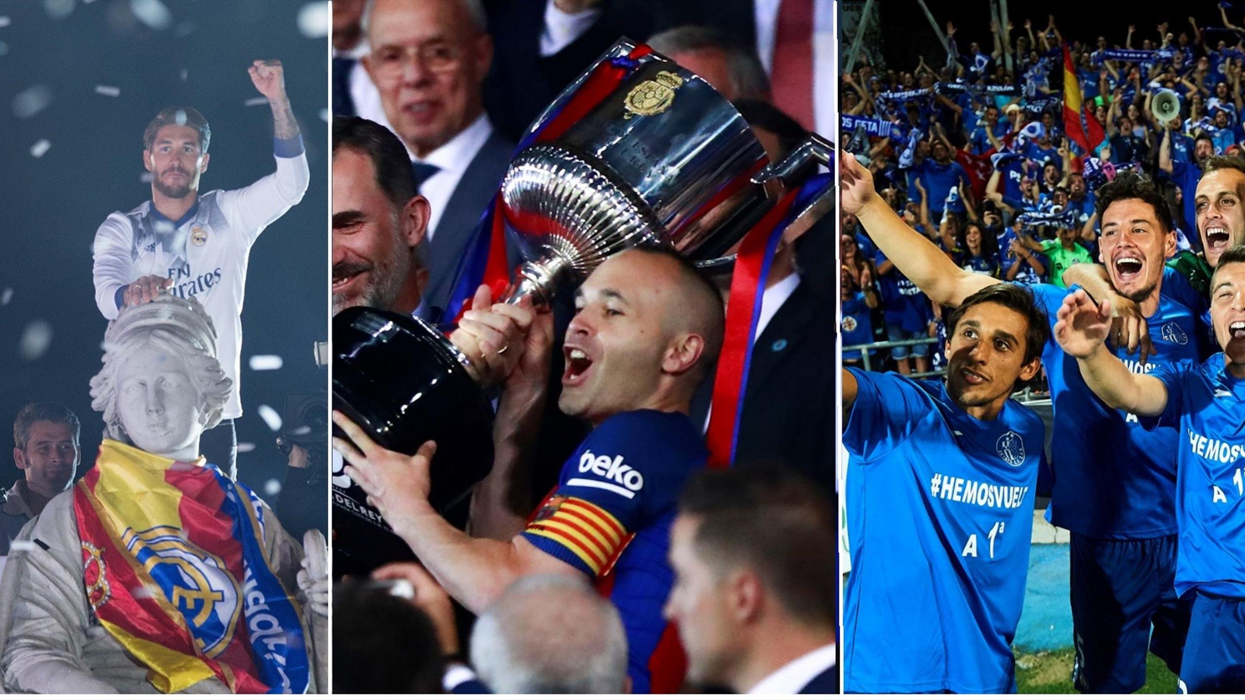 Adiós a la temporada 2016/2017 en el fútbol español: Campeones ...