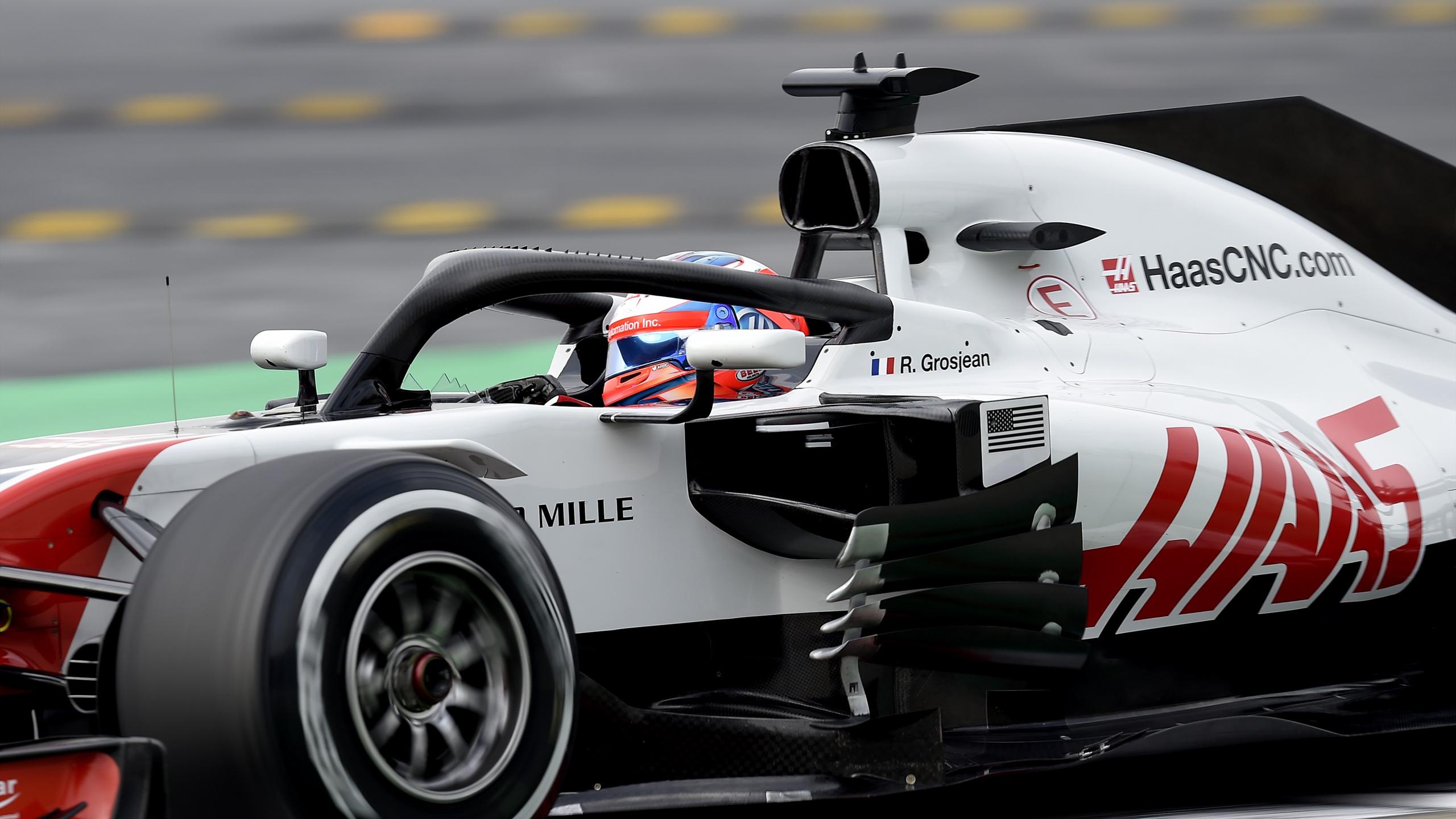 Romain Grosjean : "La VF18 est la meilleure Haas à ce jour" - Eurosport