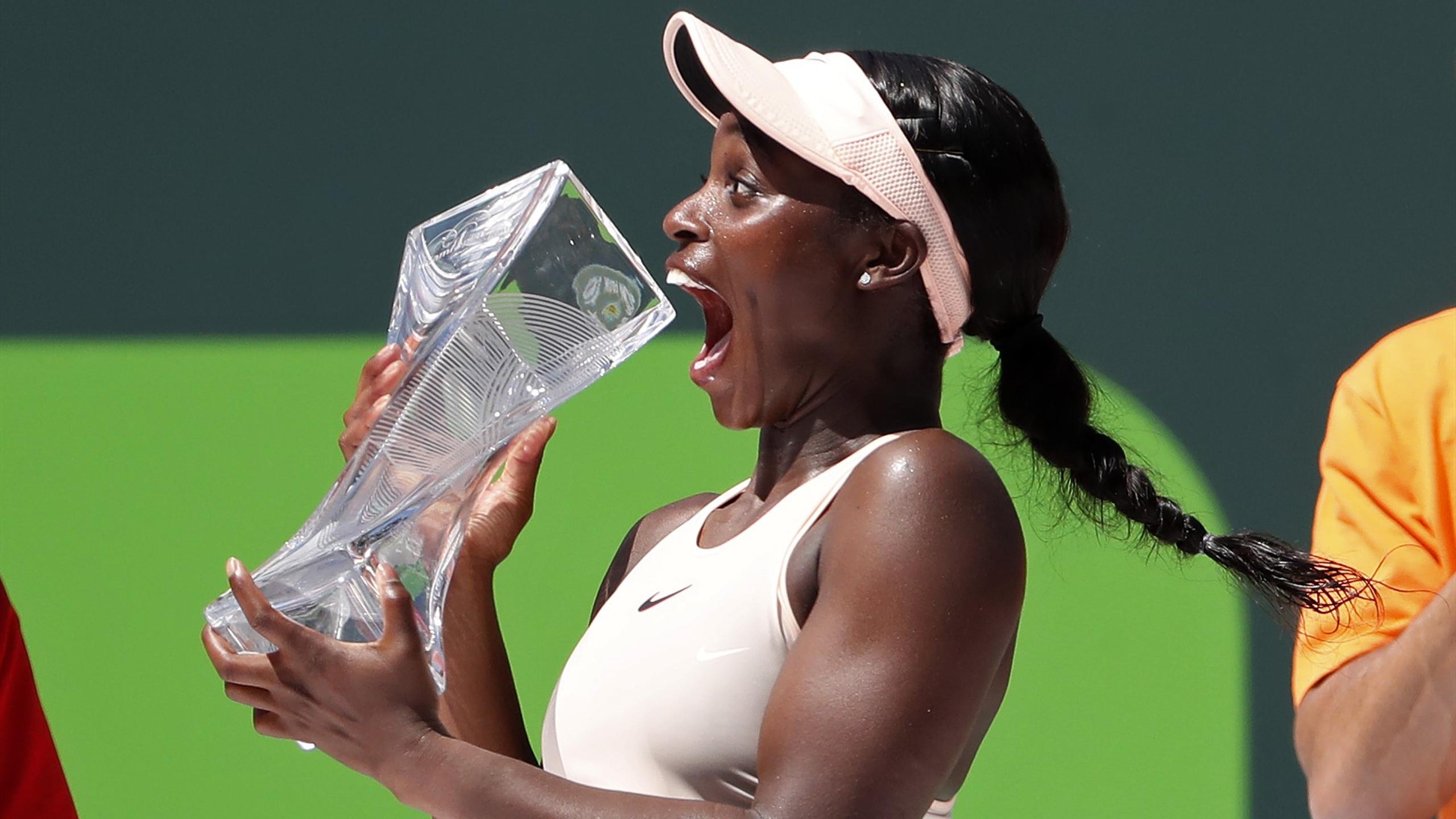 WTA Miami Final, Stephens-Ostapenko: Gloria en la pista que la vio ...
