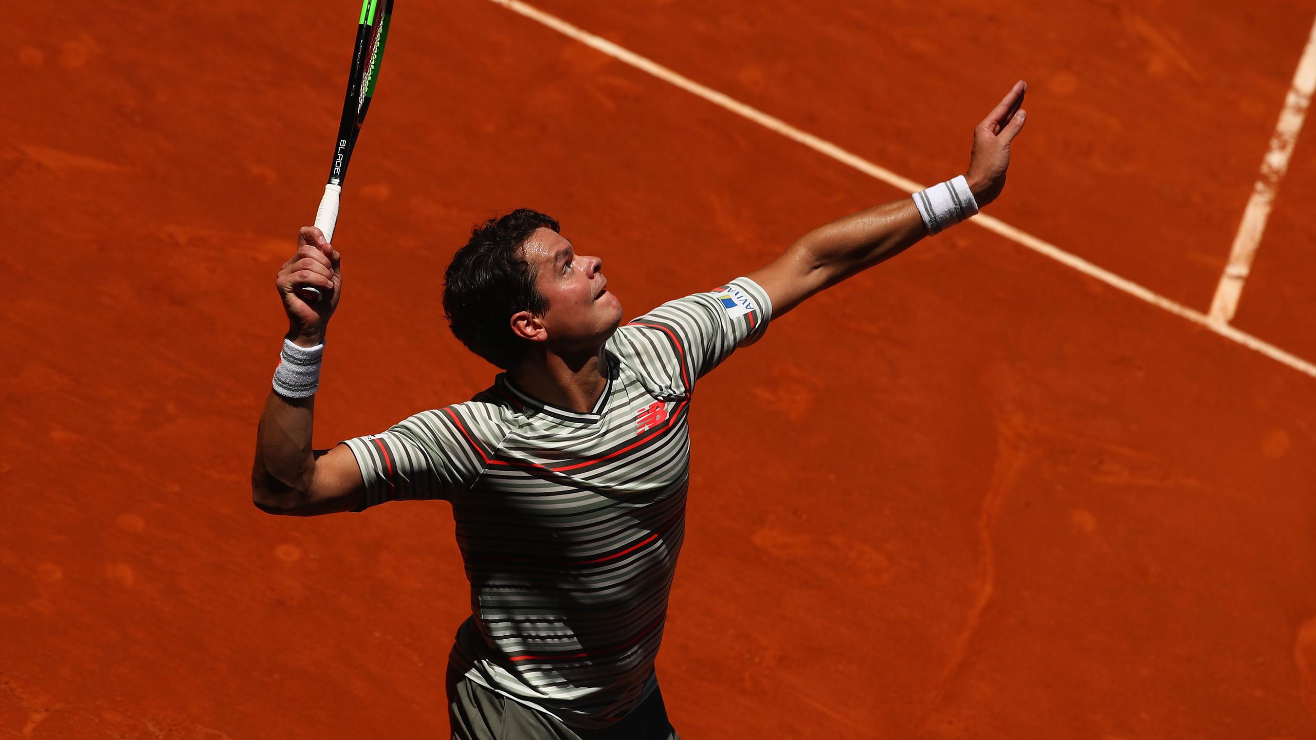 Tennis - Milos Raonic déclare forfait pour Roland-Garros - Eurosport