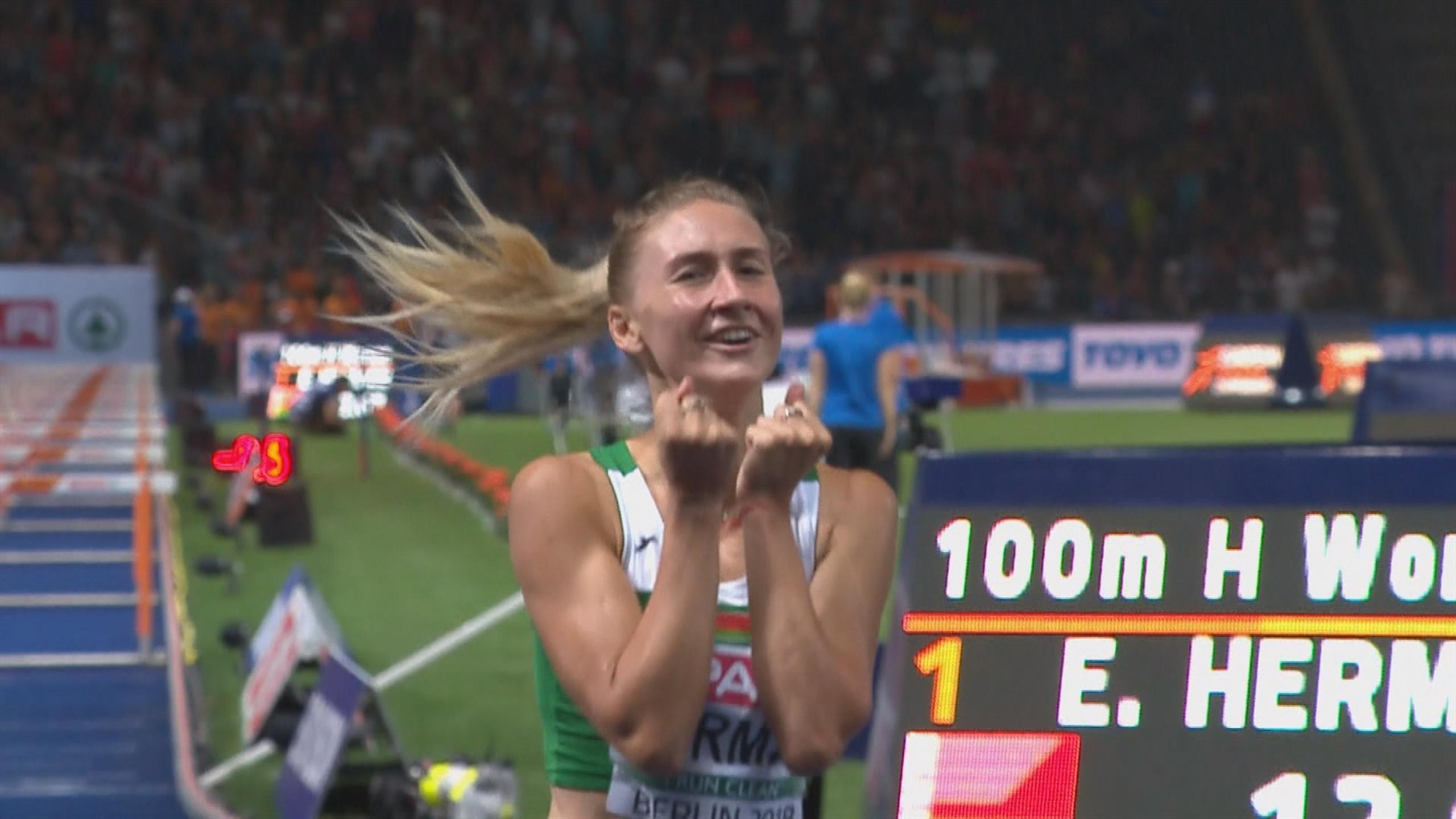 Europese Kampioenschappen : ECH : 110m hurdles women's final - Atletiek ...