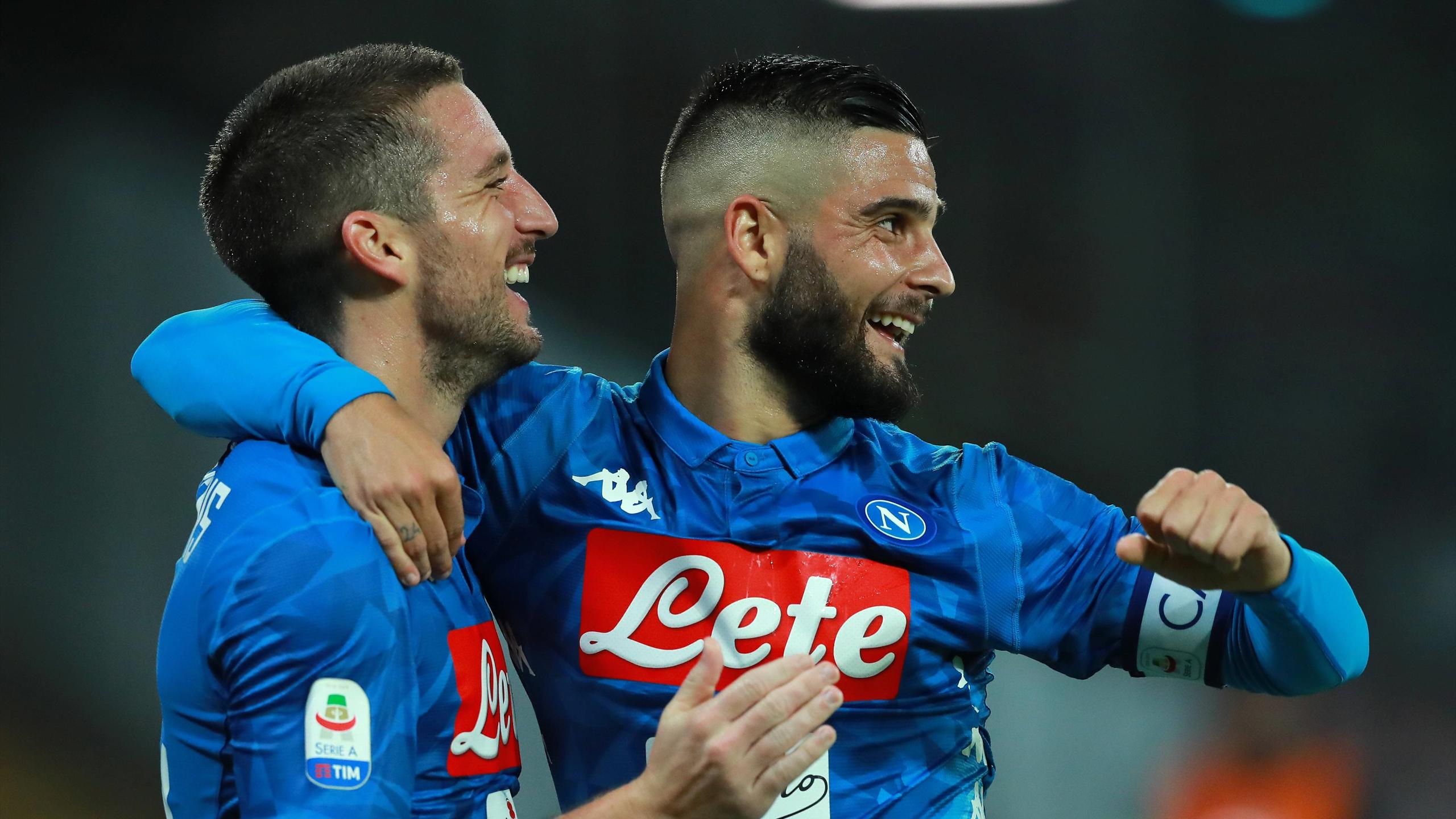 Insigne, tripletta di Mertens e Milik: manita del Napoli all’Empoli e ...