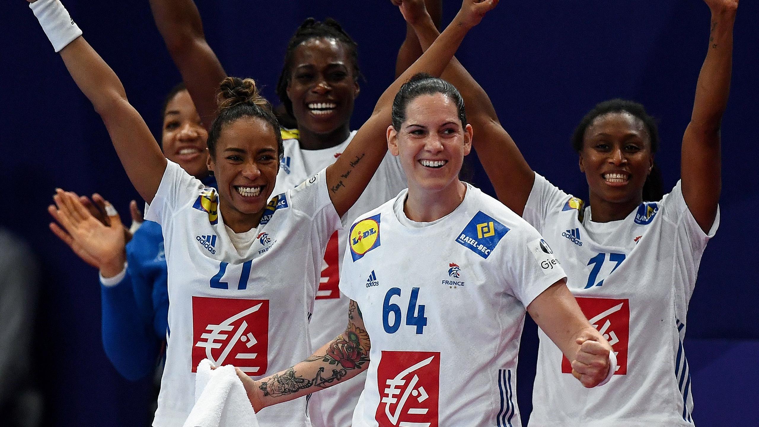 Les Bleues en finale après leur victoire contre les Pays-Bas (27-21 ...