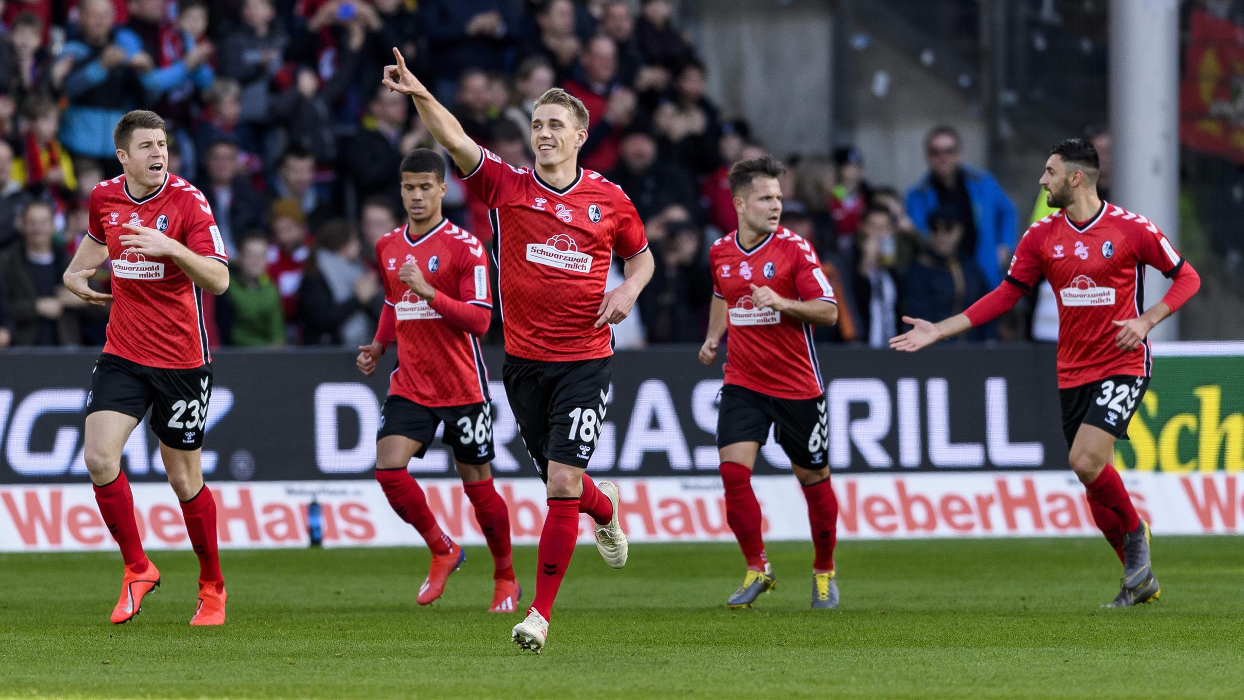 Bundesliga | Der SC Freiburg demontiert den FC Augsburg - Eurosport