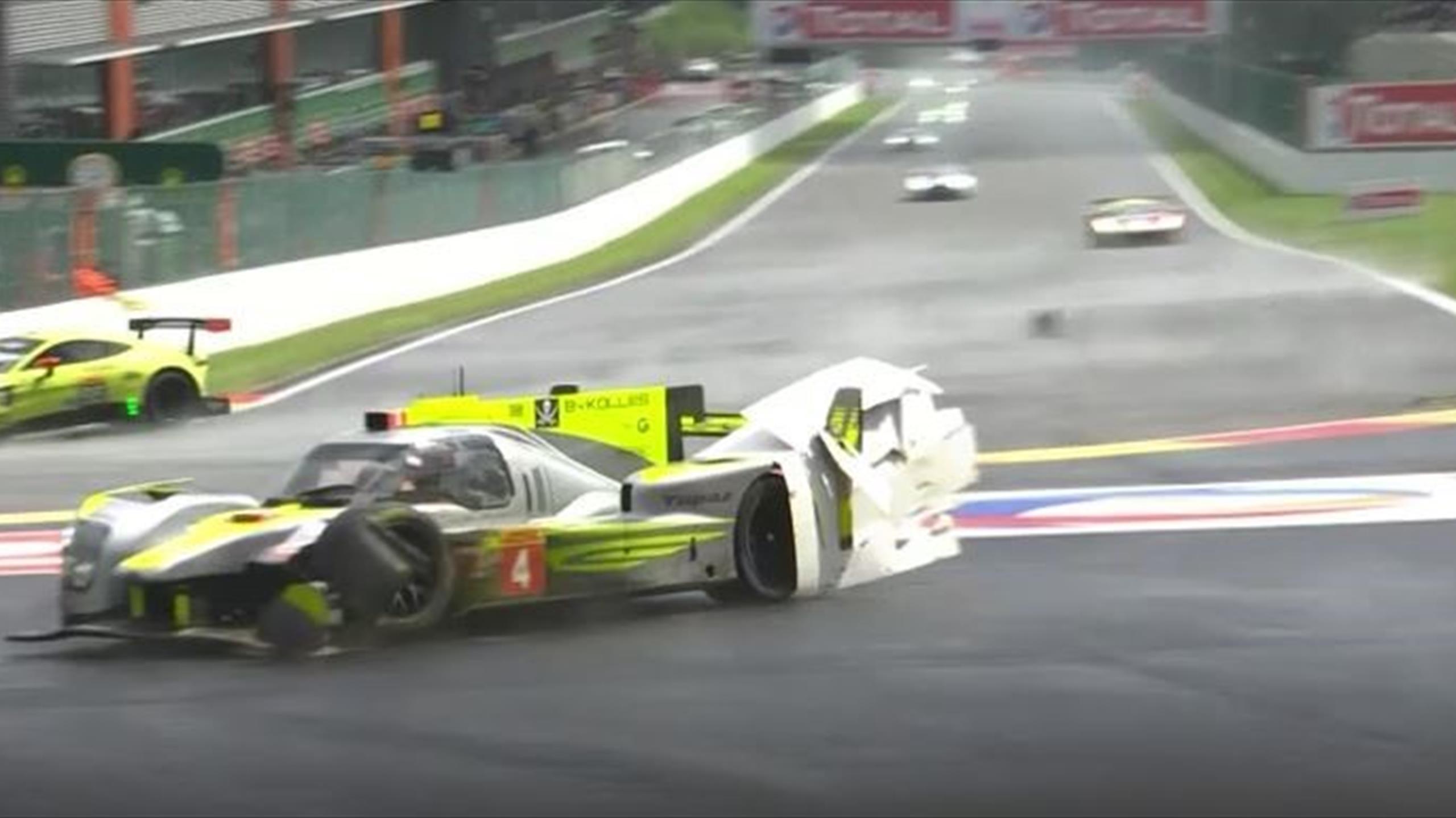 6 Hours of Spa-Francorchamps: Crash sorgt für kuriose Szene - WEC Video ...