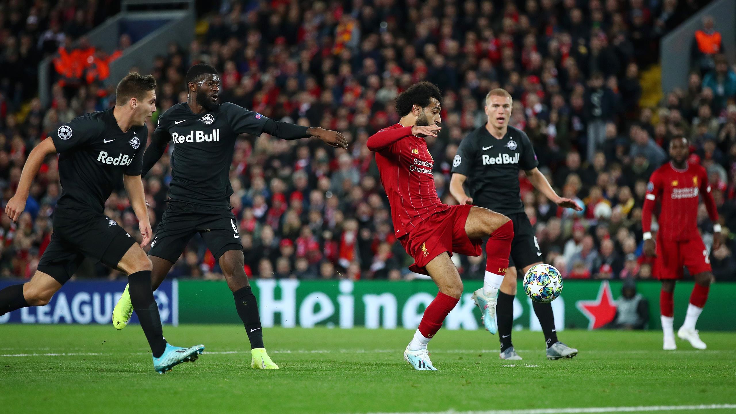 Pazzo Liverpool: da 3-0 a 3-3, poi Salah stende il Salisburgo - Eurosport