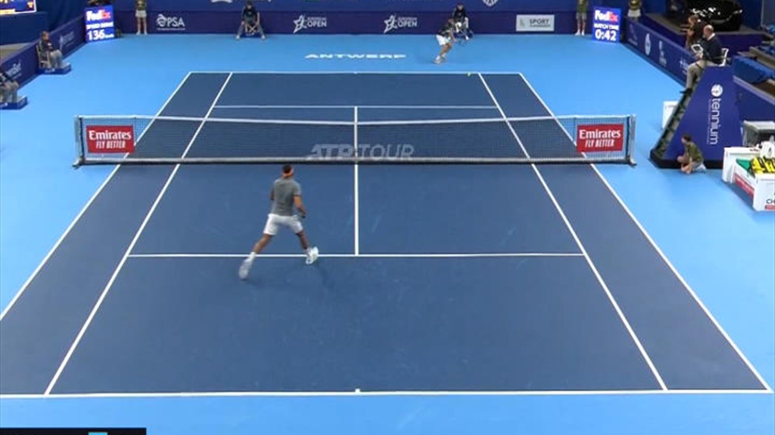 Anvers - Simon domine Tsonga et file en quarts - Vidéo Tennis - Eurosport