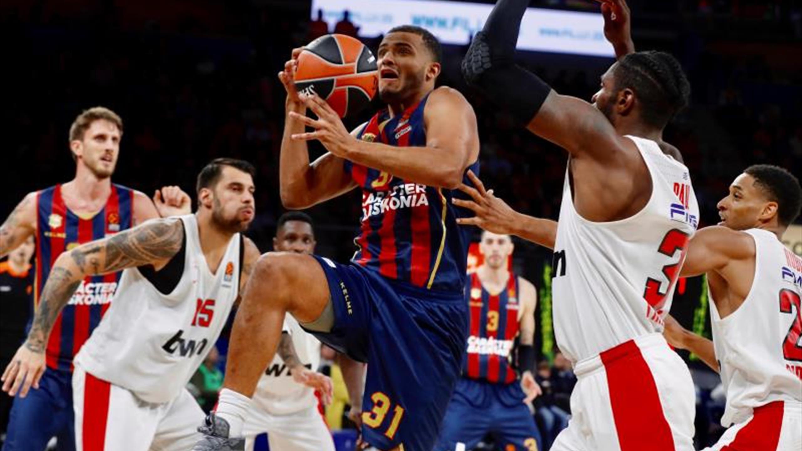 82-66. Shengelia marca diferencias ante el Olympiacos - Eurosport