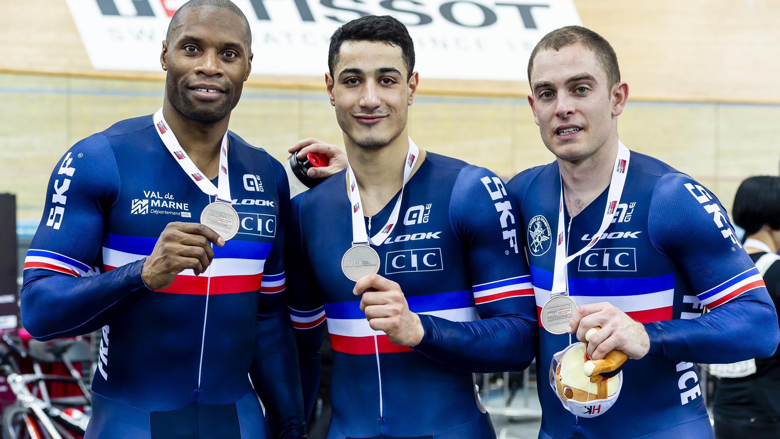 Cyclisme : le bronze pour l'équipe de France de vitesse en Coupe du ...