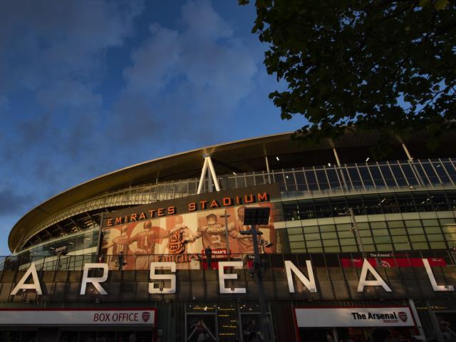 Arsenal Emirates Stadium At Night