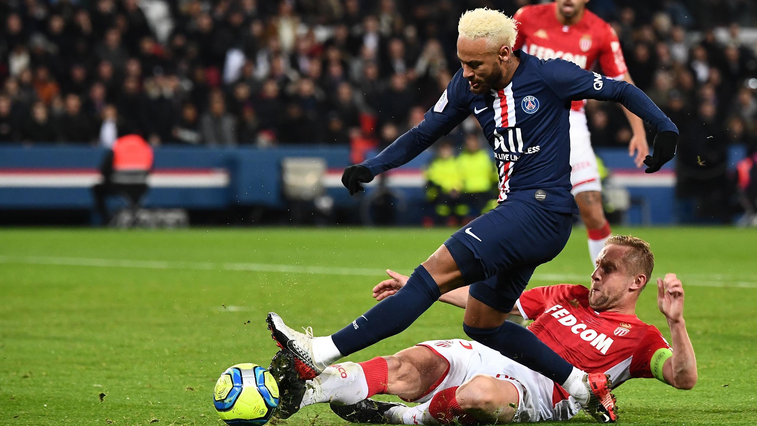 PSG-Monaco 3-3: due gol "e mezzo" di Neymar non bastano alla squadra di ...