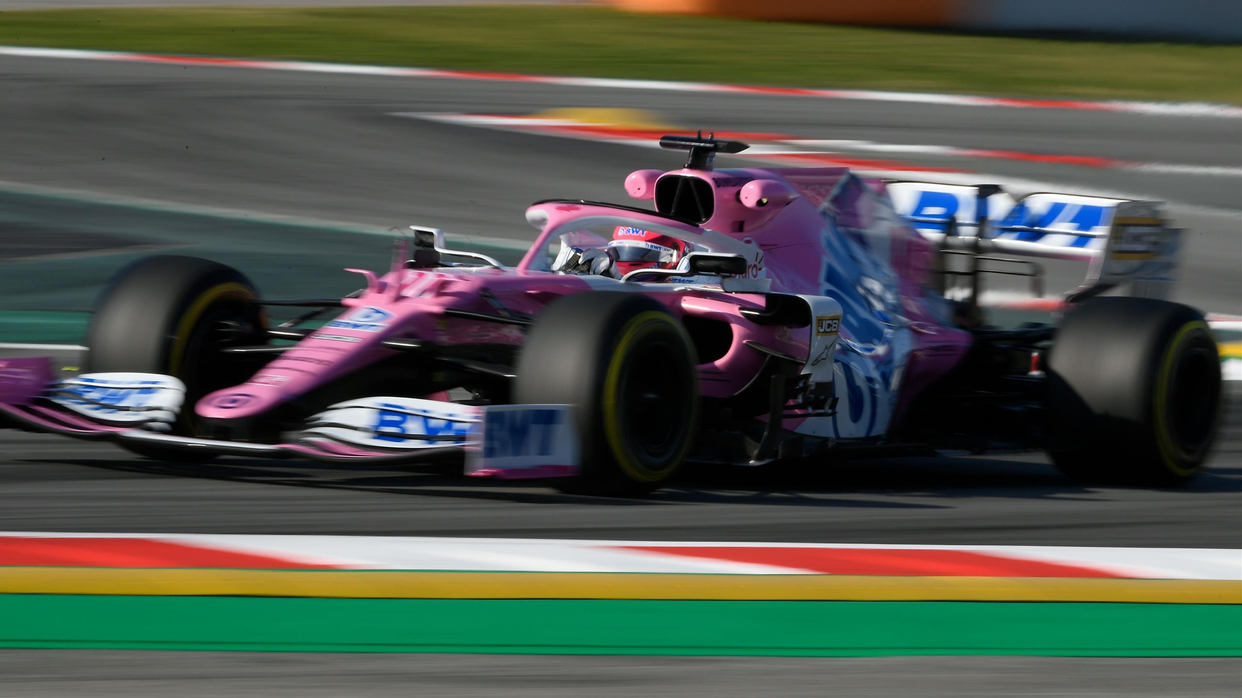 La Racing Point RP20 a pris la piste - Eurosport