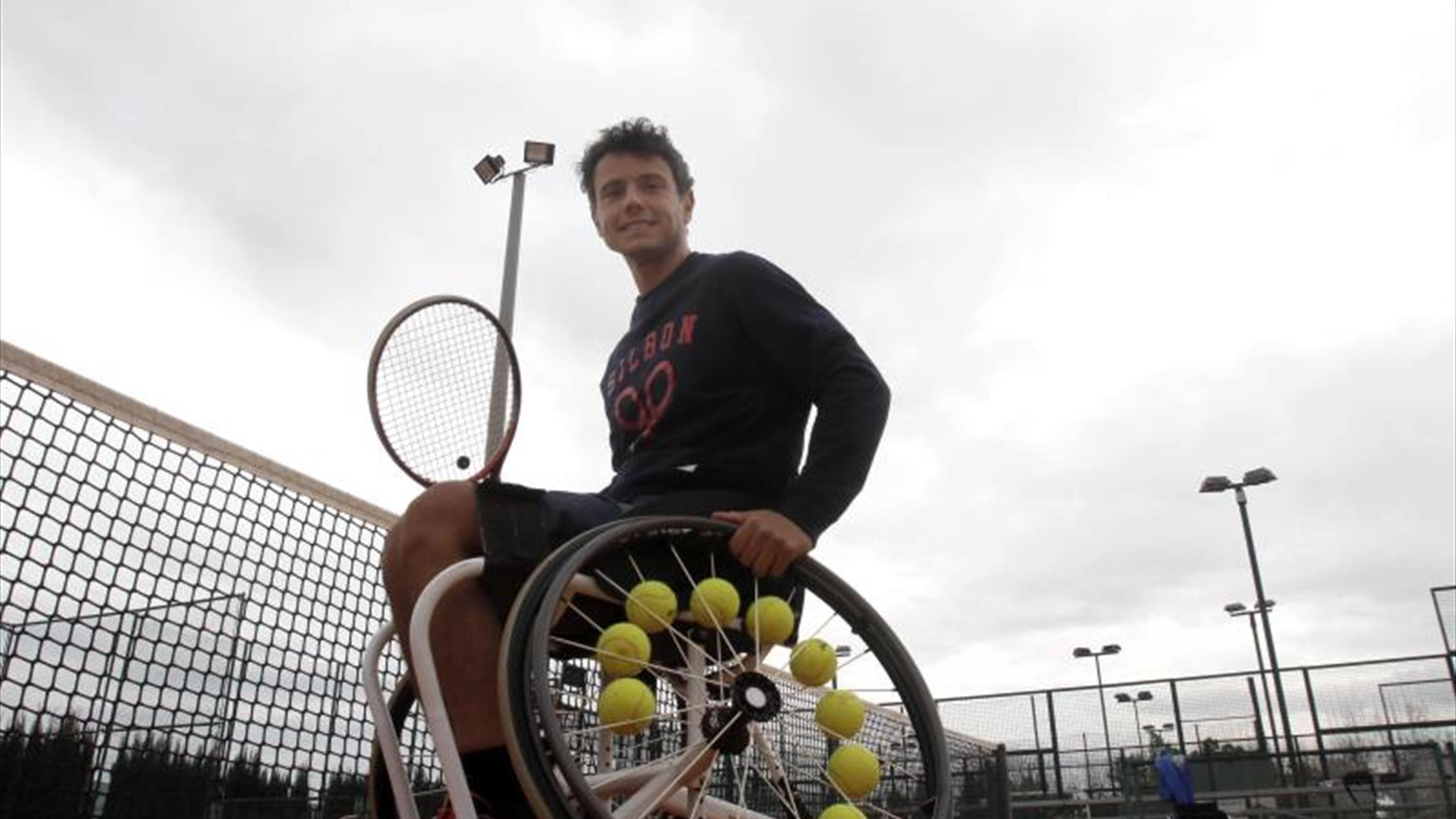 Cisco García, del snowboard a su nueva vida en el tenis en silla ...